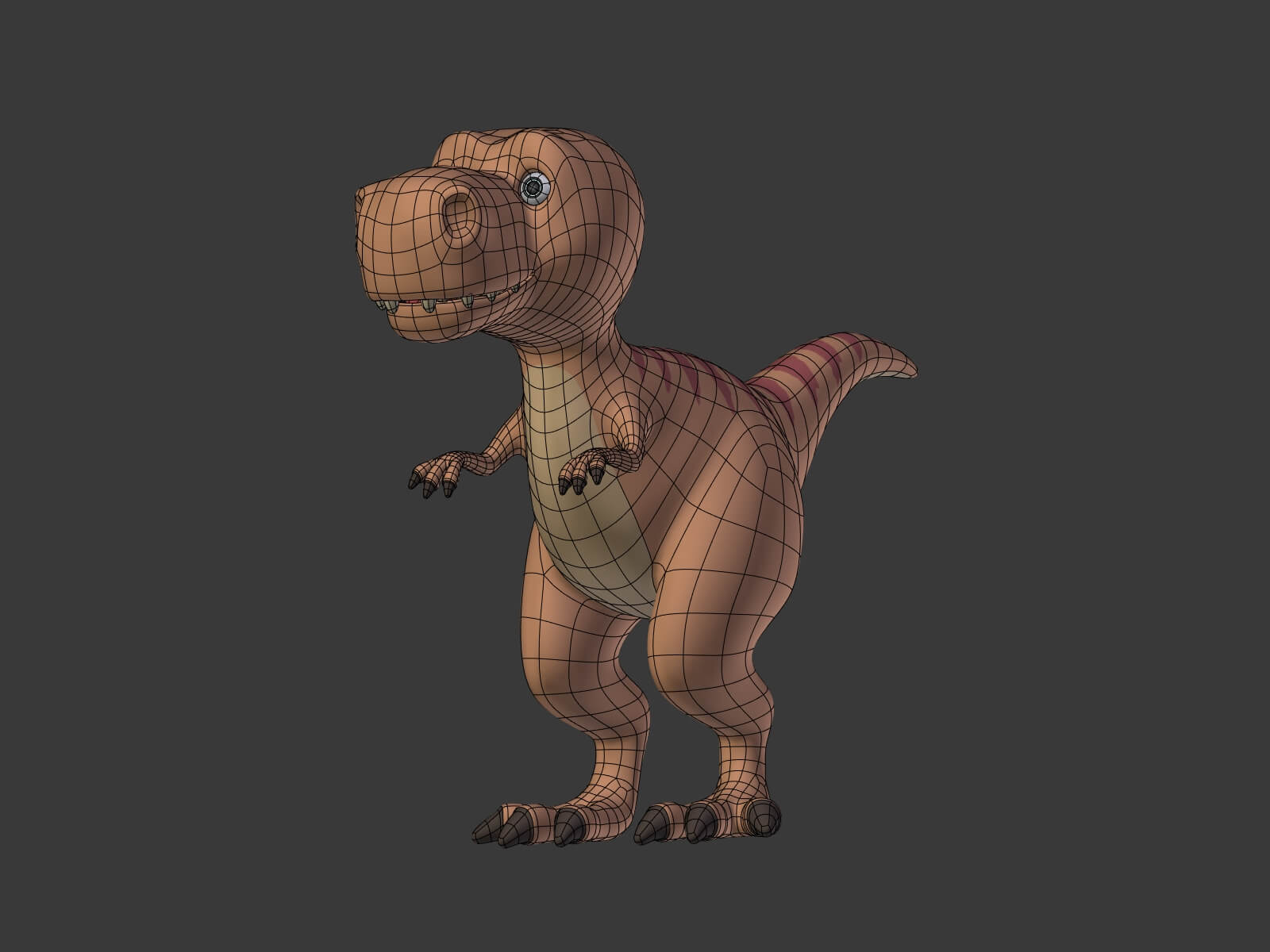 Cartoon Dinosaurs Collection - 3D Model by Ocstard