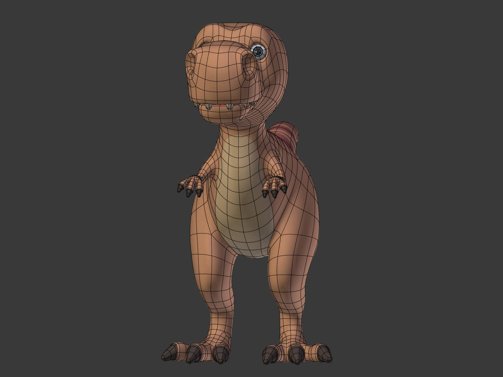 Cartoon Dinosaurs Collection - 3D Model by Ocstard