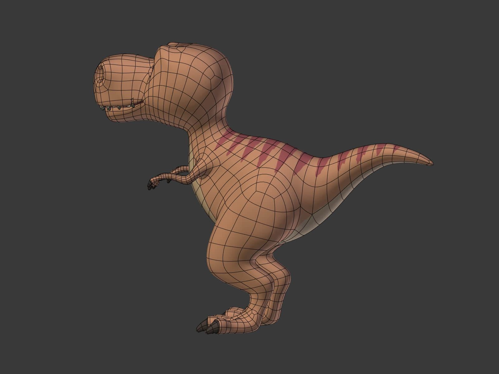 Cartoon Dinosaurs Collection - 3D Model by Ocstard