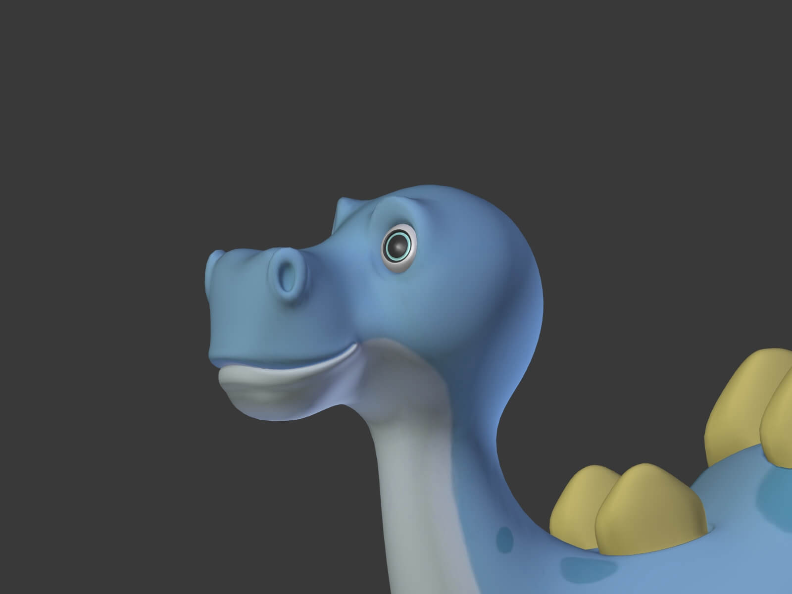Cartoon Dinosaurs Collection - 3D Model by Ocstard