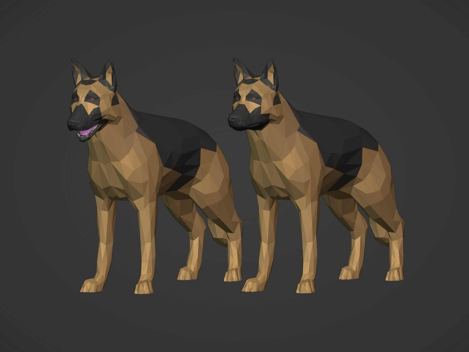 German Shepherd Cartoon