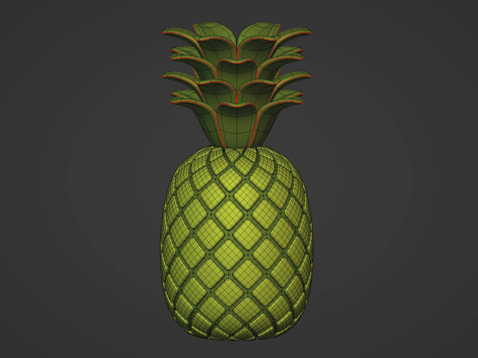 Cartoon Fruit Pack - 3D Model by Ocstard