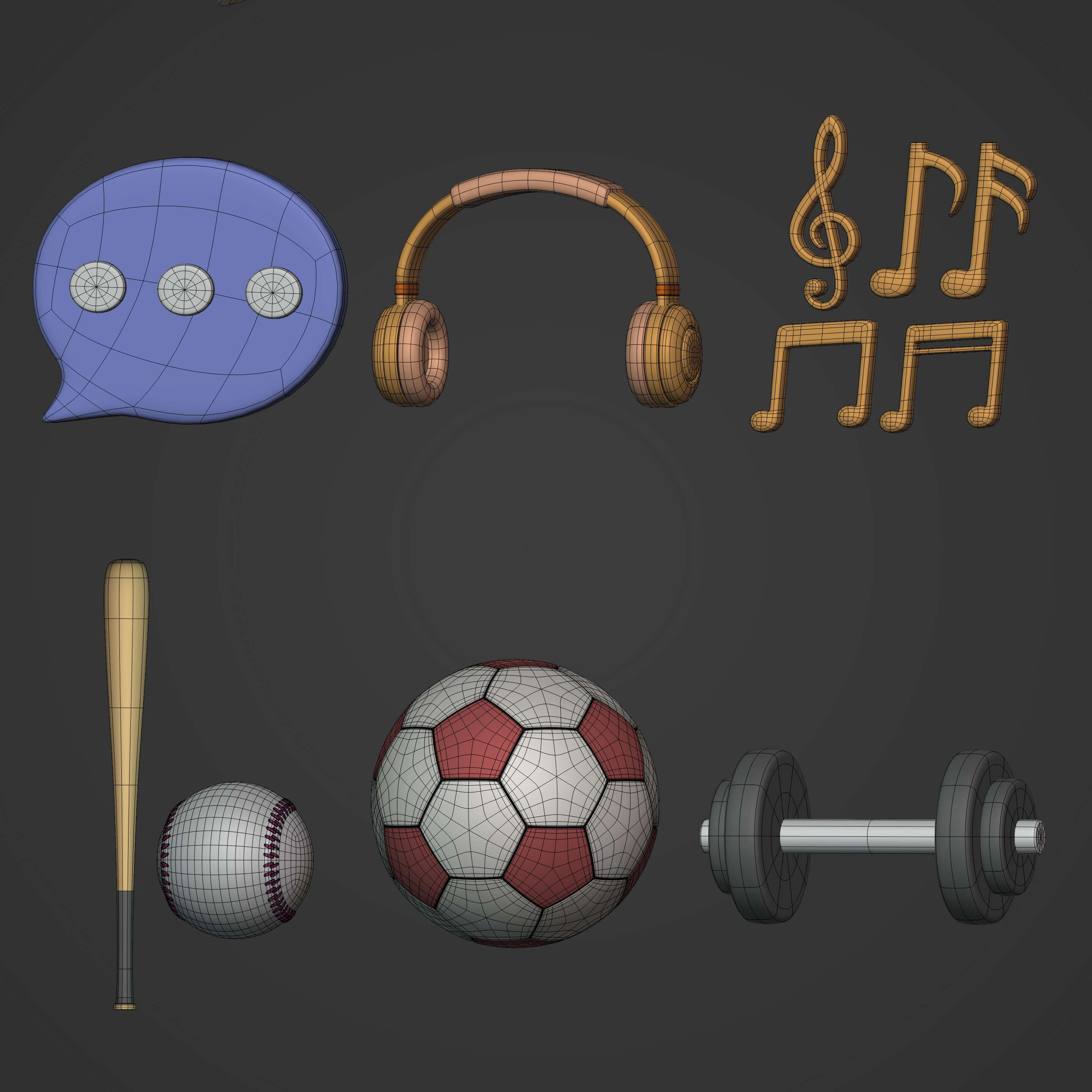 Cartoon Pack - 3D Model by Ocstard