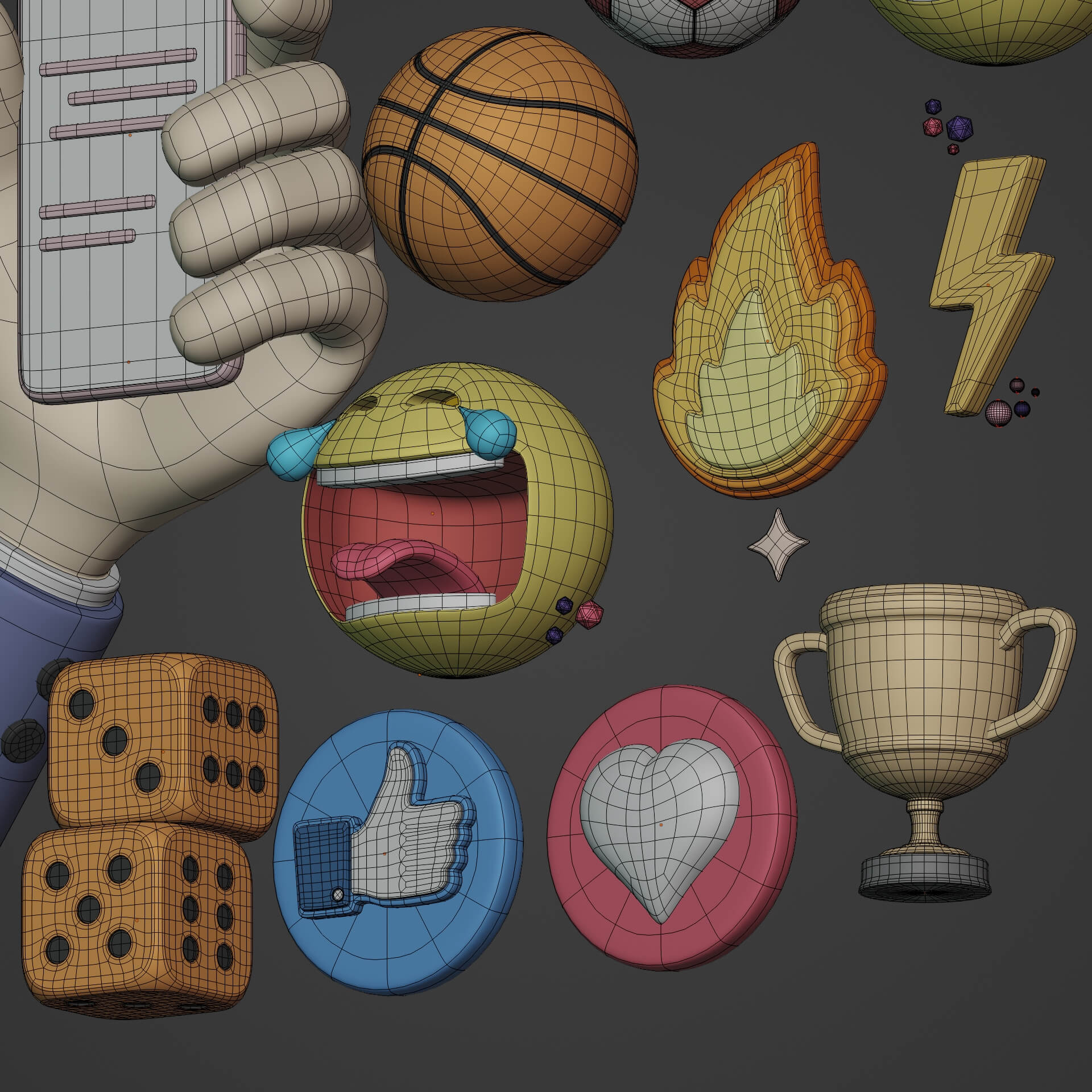 Cartoon Pack - 3D Model by Ocstard