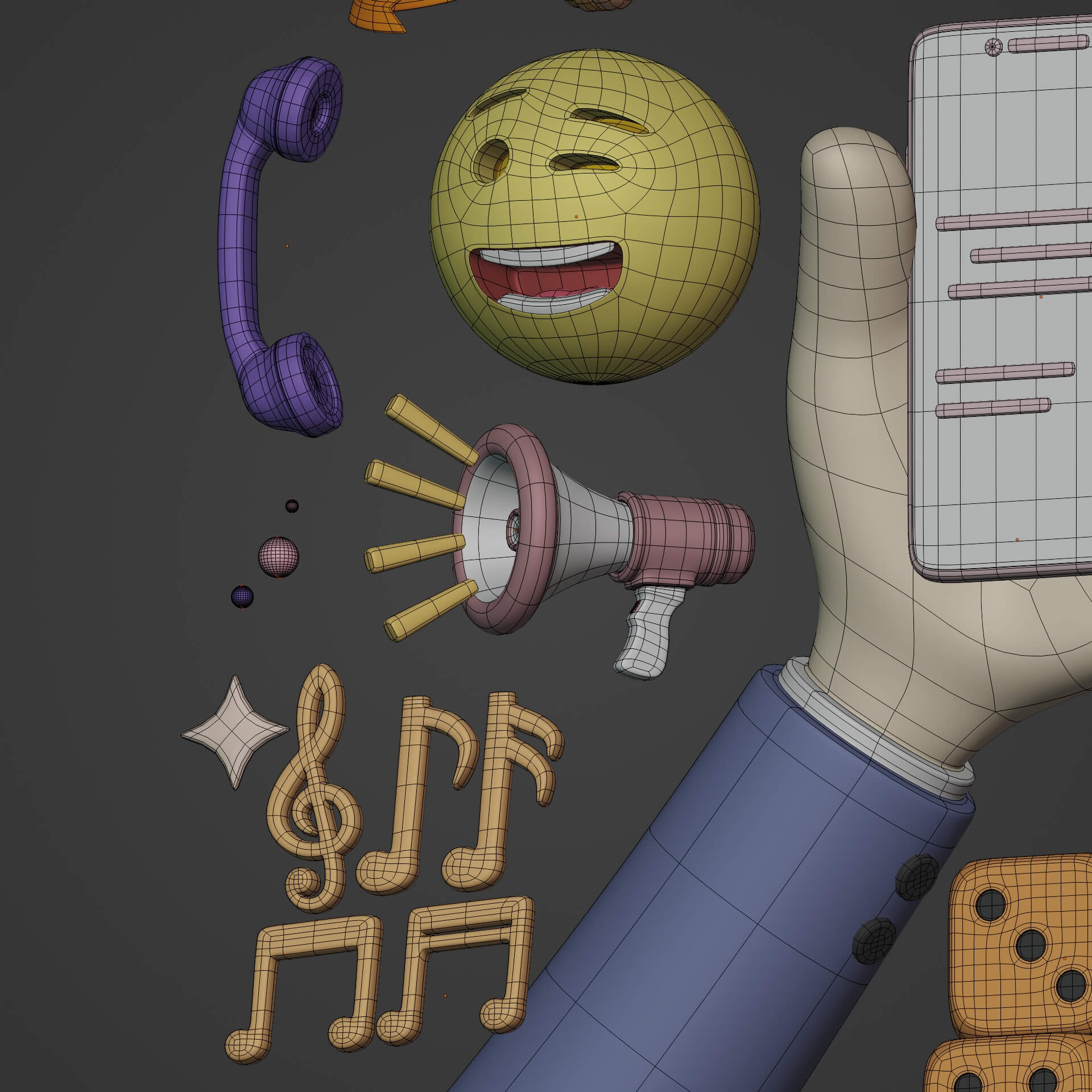 Cartoon Pack - 3D Model by Ocstard