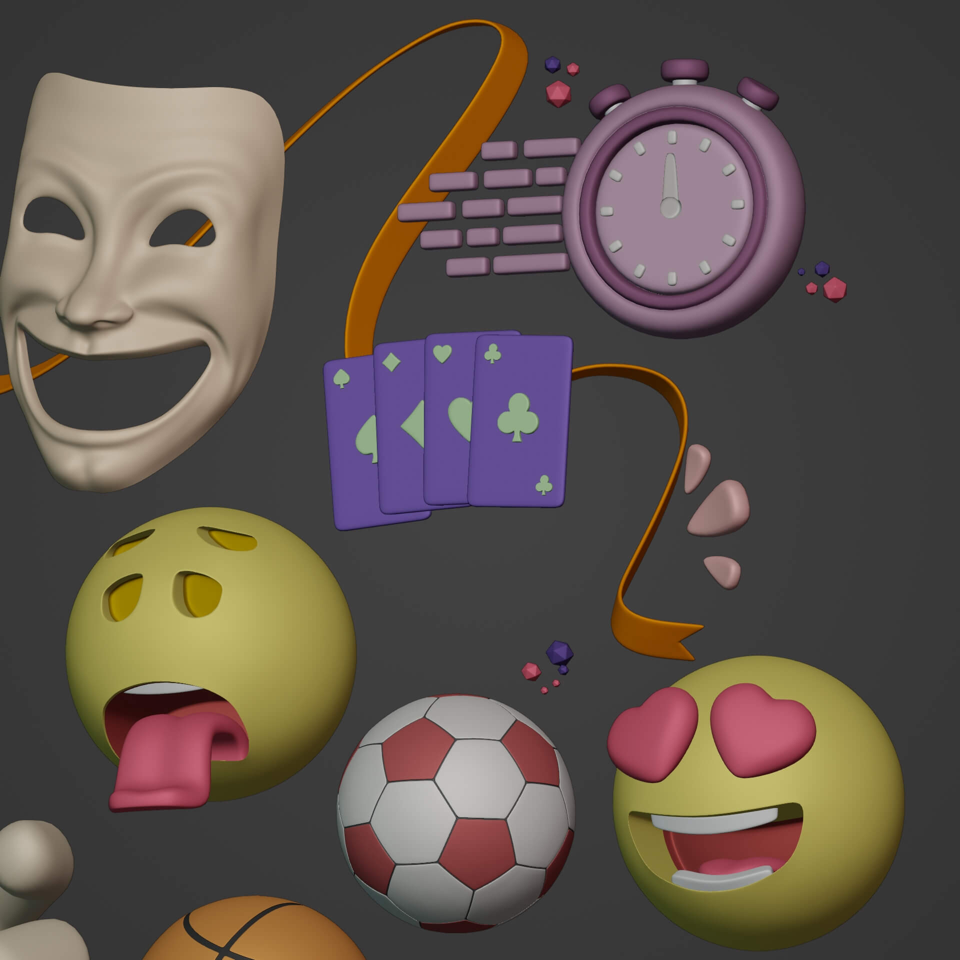 Cartoon Pack - 3D Model by Ocstard