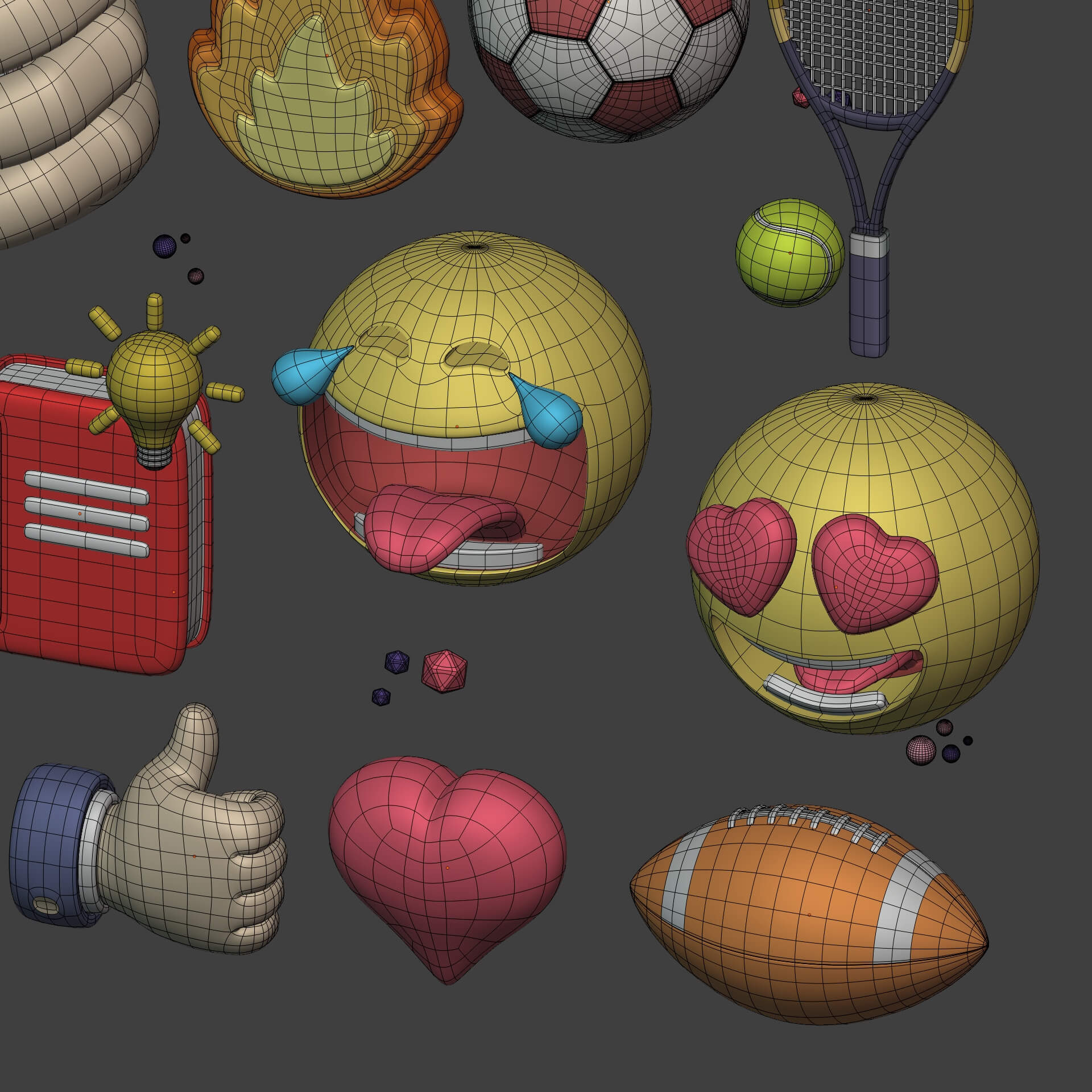 Cartoon Pack - 3D Model by Ocstard