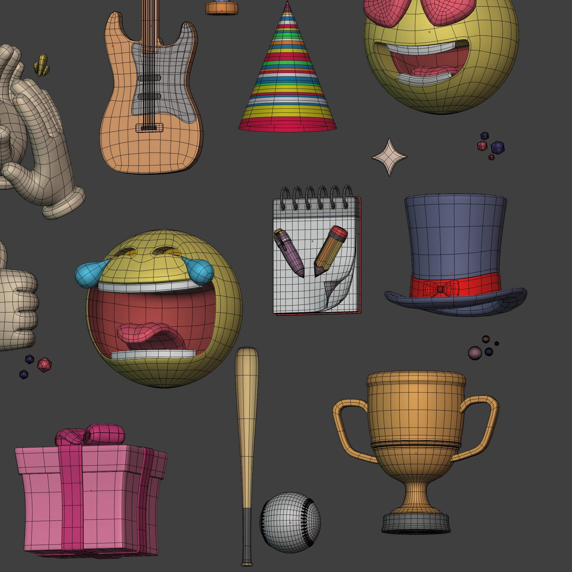 Cartoon Pack - 3D Model by Ocstard