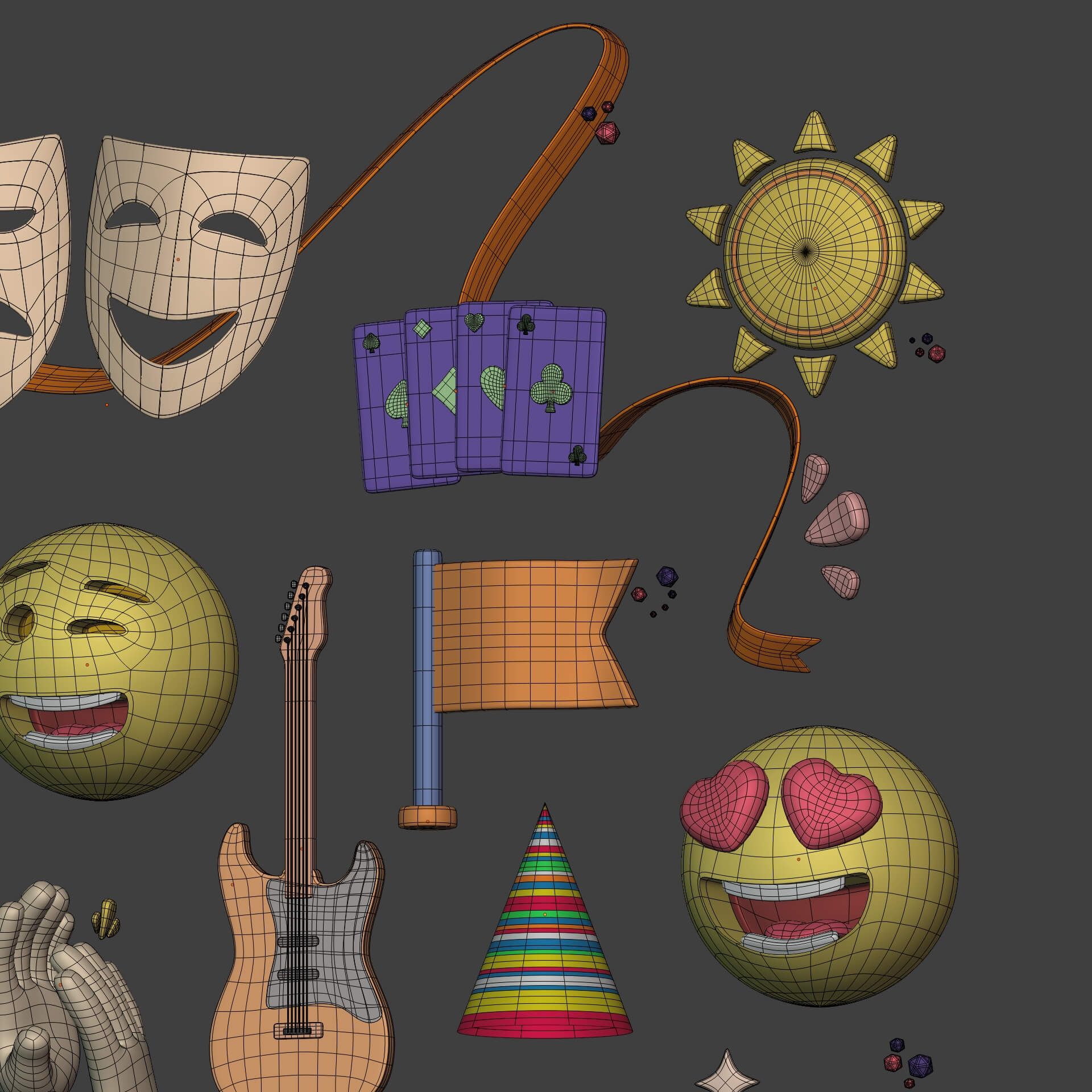 Cartoon Pack - 3D Model by Ocstard