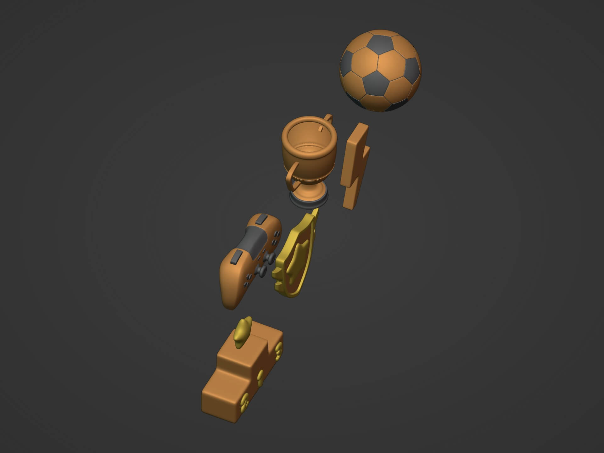 Cartoon Pack - 3D Model by Ocstard