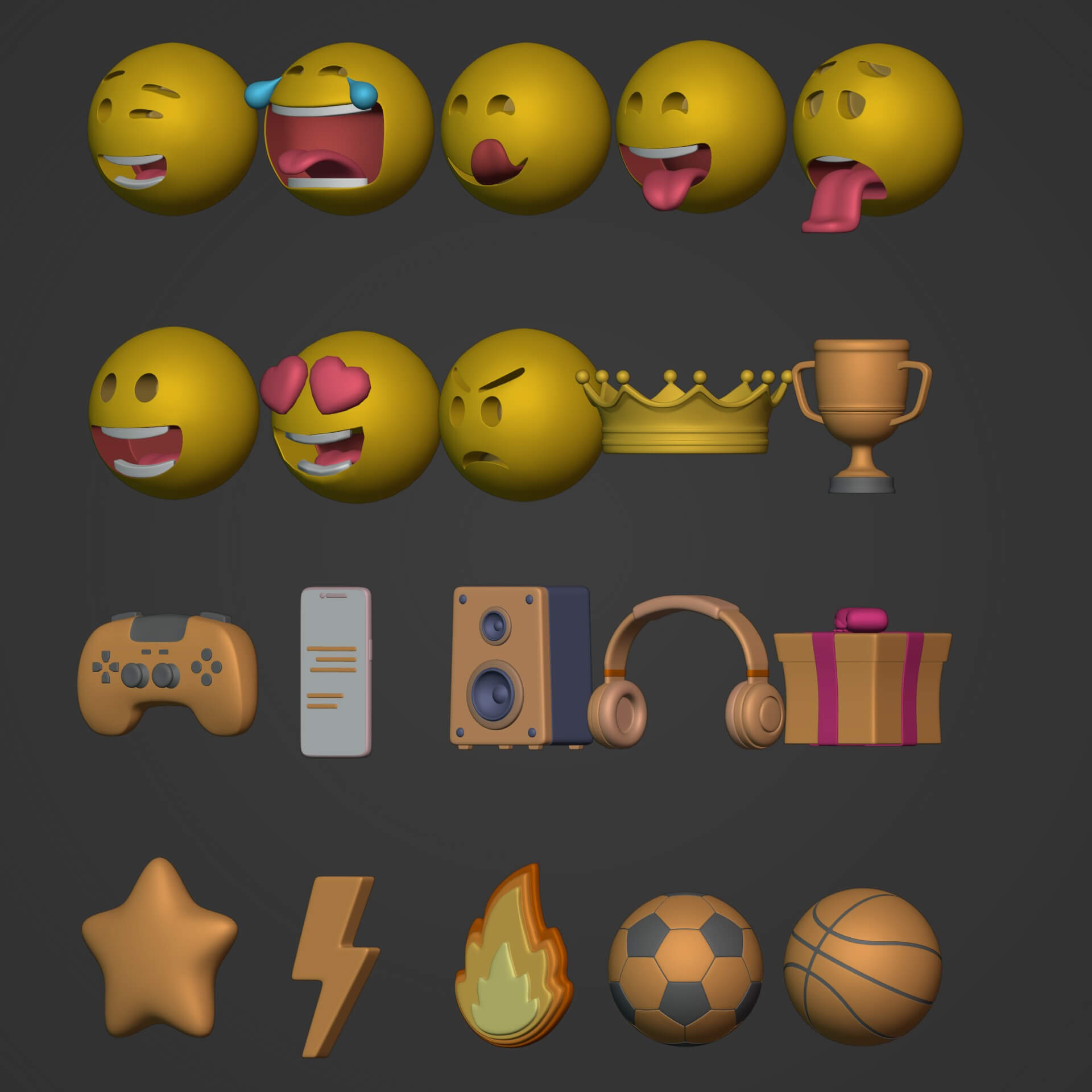 Cartoon Pack - 3D Model by Ocstard