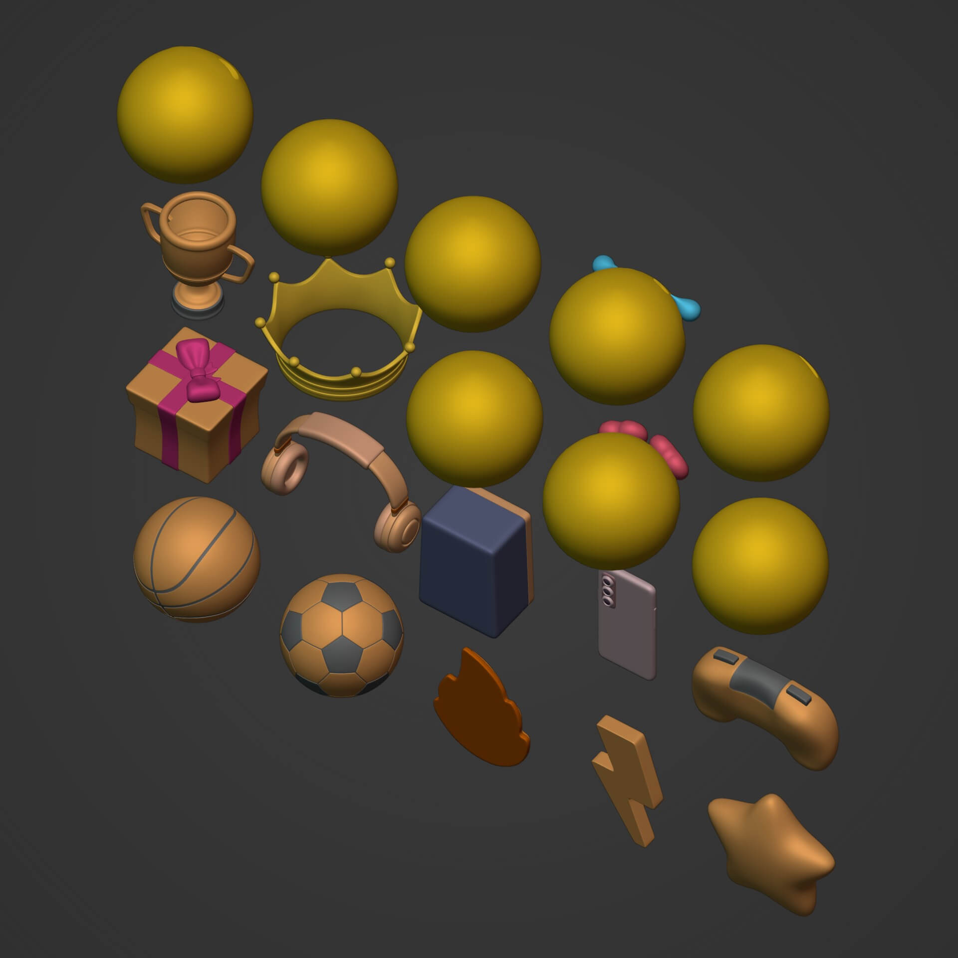 Cartoon Pack - 3D Model by Ocstard