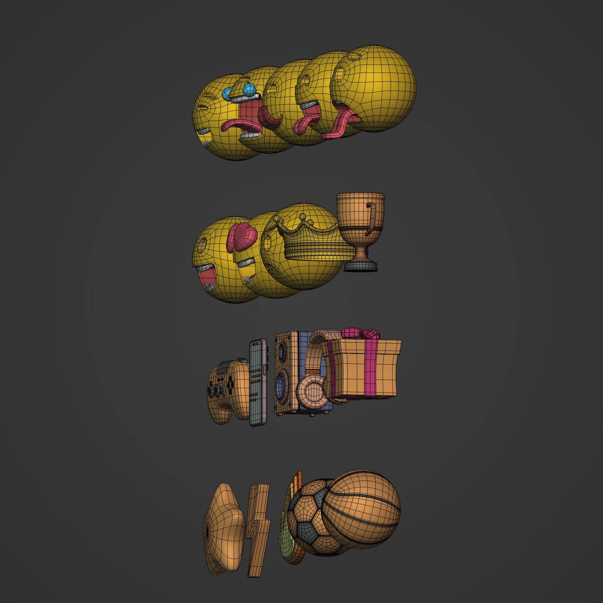 Cartoon Pack - 3D Model by Ocstard