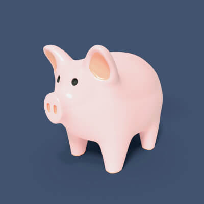 Toy Cartoon Pig - 3D Model by Ocstard