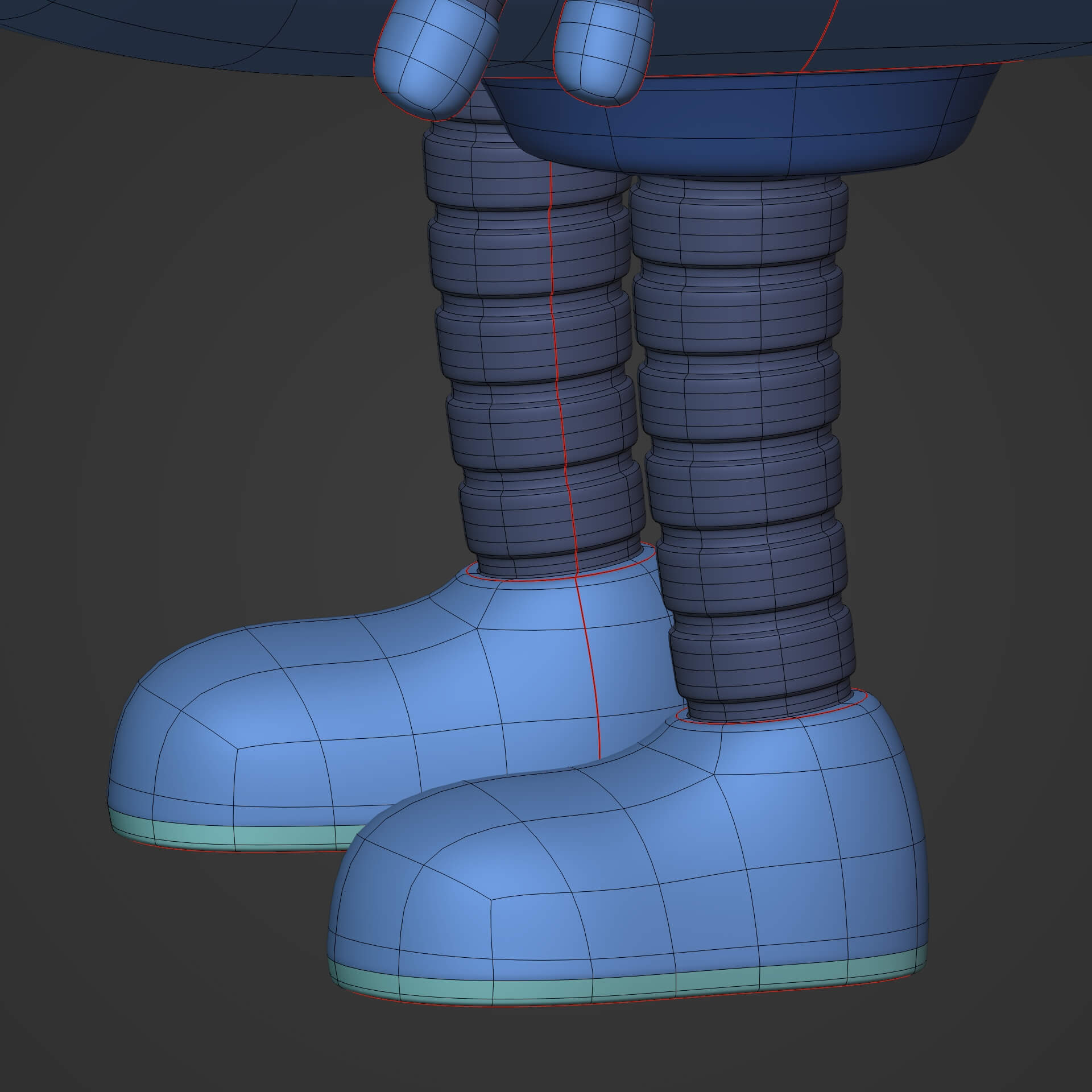 Cartoon Robot -- Rigged 3D Model by Ocstard