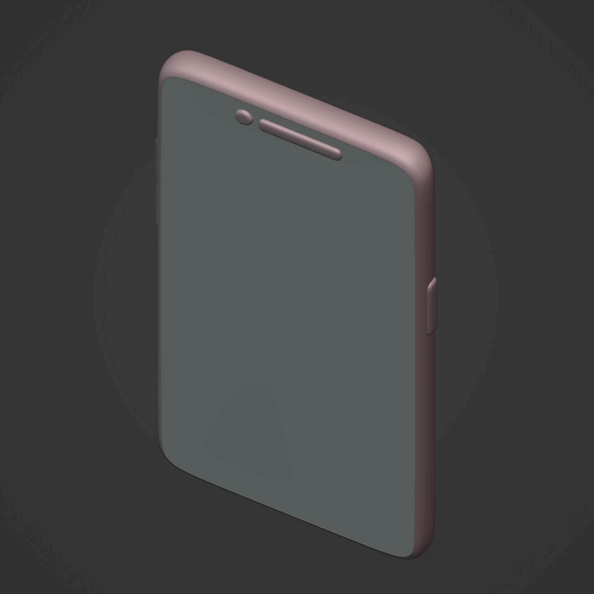 Cartoon Smartphone - 3D Model by Ocstard
