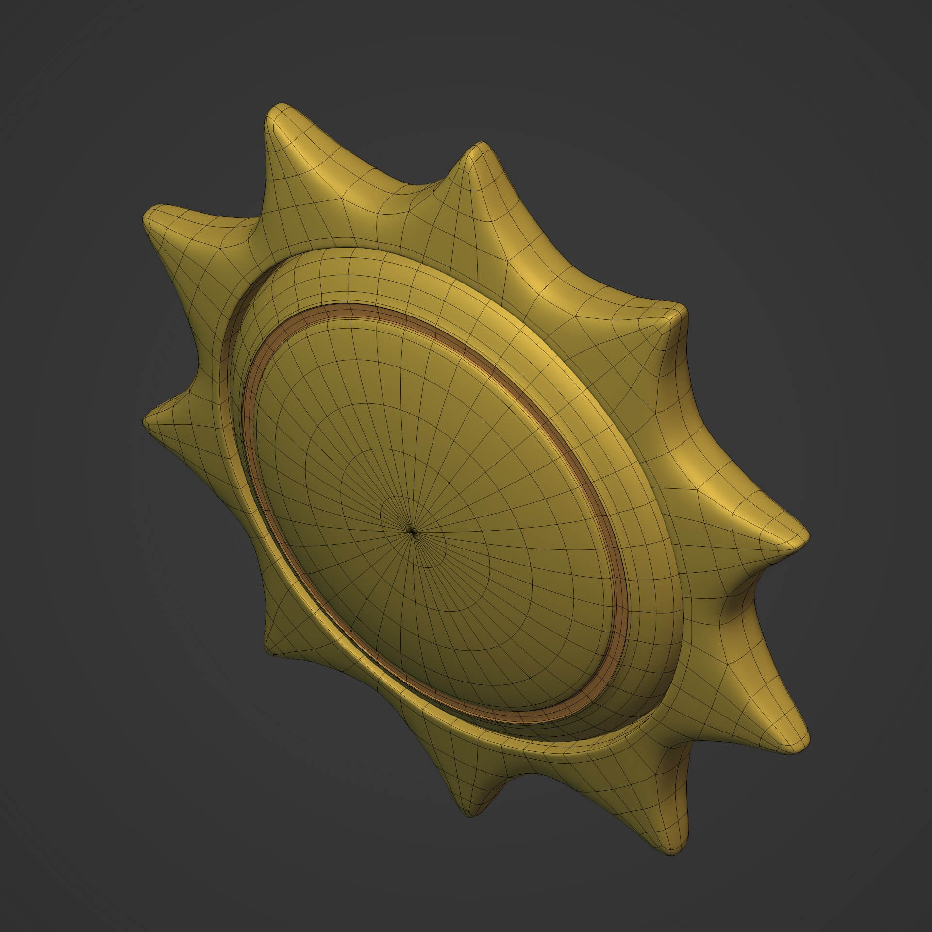 Cartoon Sun - 3D Model by Ocstard