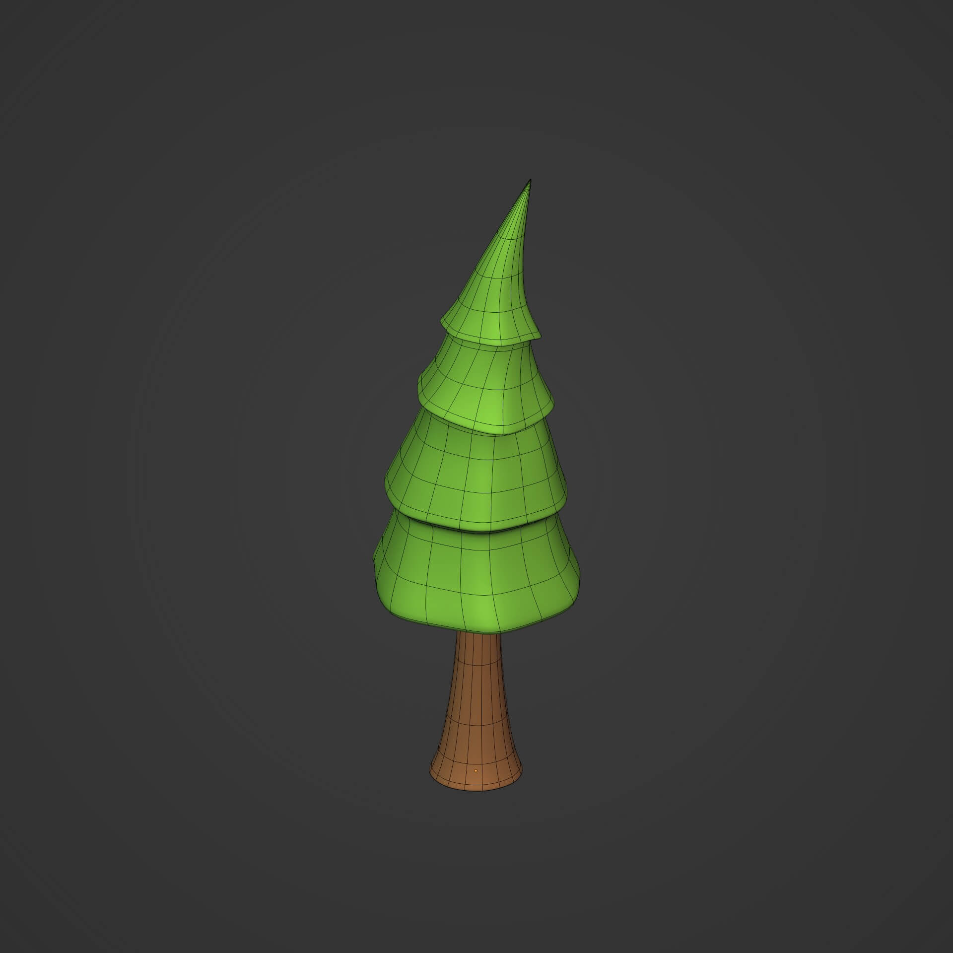Cartoon Trees Pack - 3D Model by Ocstard