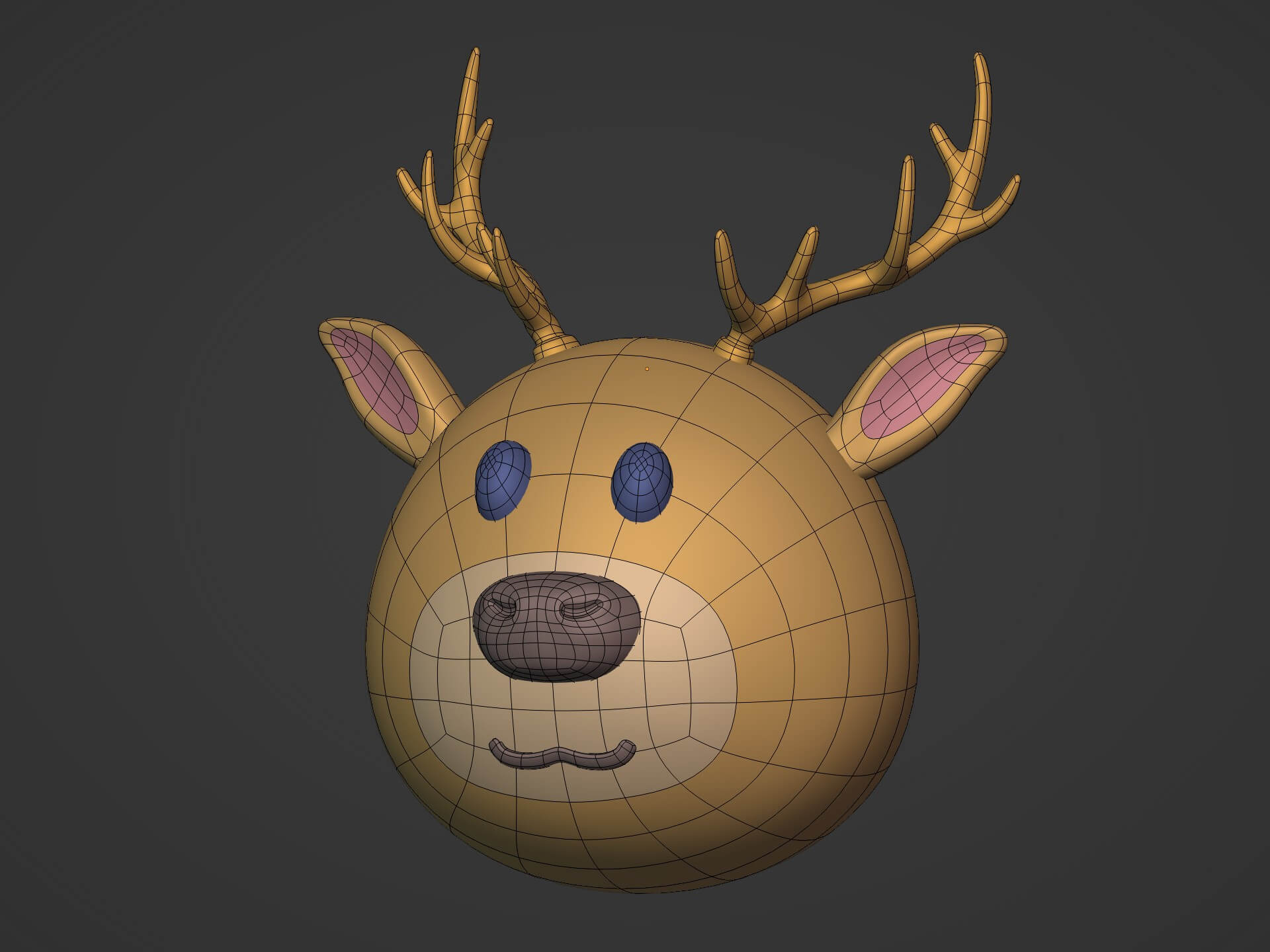 Cartoon Animal Heads Pack - 3D Model by Ocstard