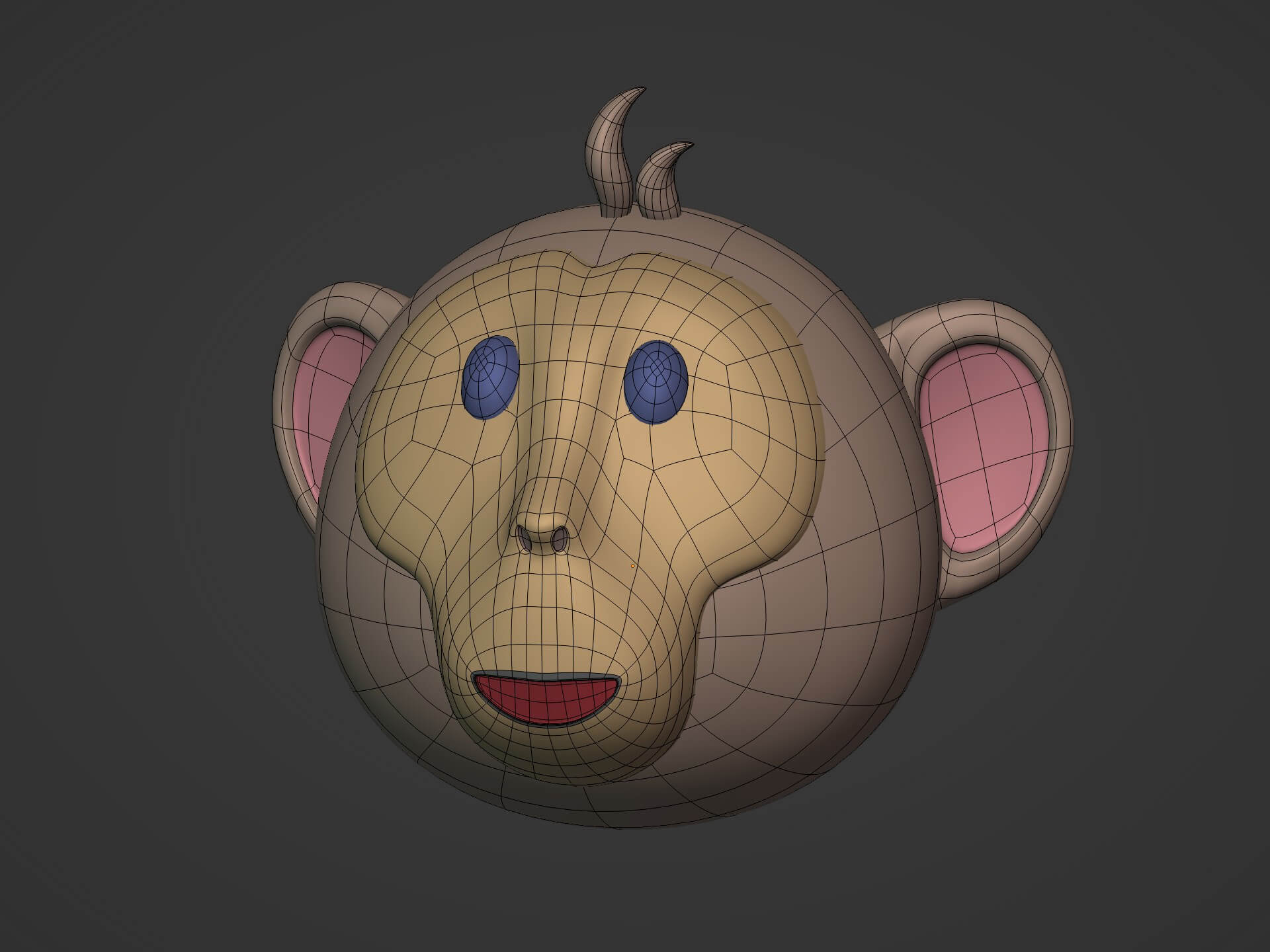 Cartoon Animal Heads Pack - 3D Model by Ocstard