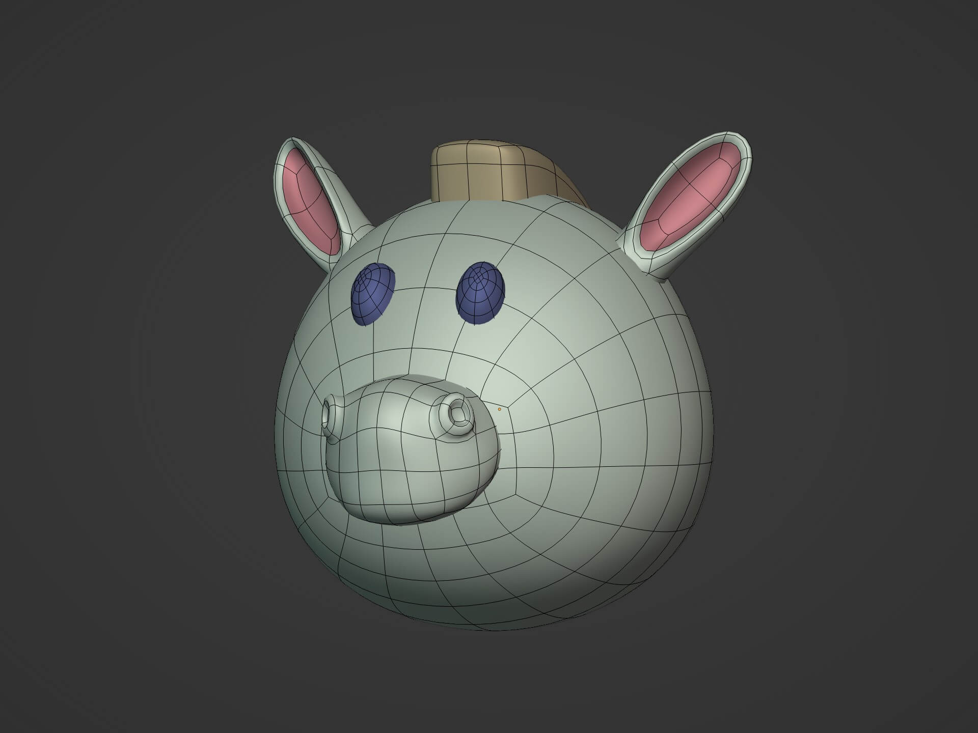 Cartoon Animal Heads Pack - 3D Model by Ocstard