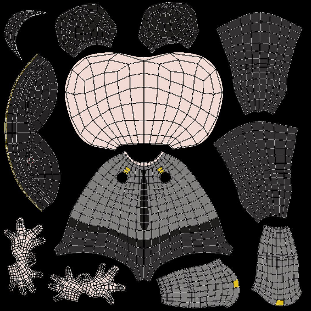 Cartoon Police Officer - Rigged 3D Model by Ocstard