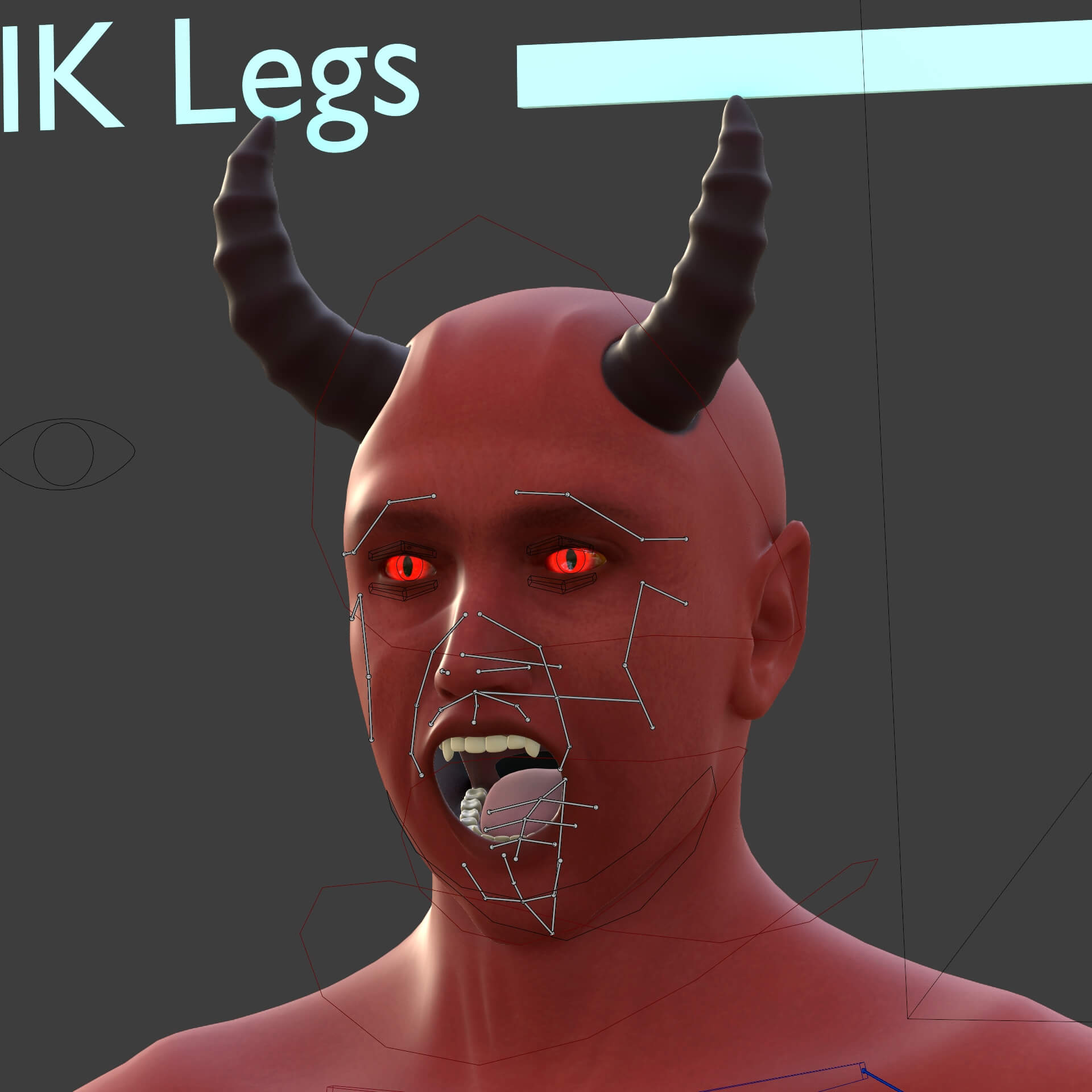 Demon Character - 3D Model by Ocstard