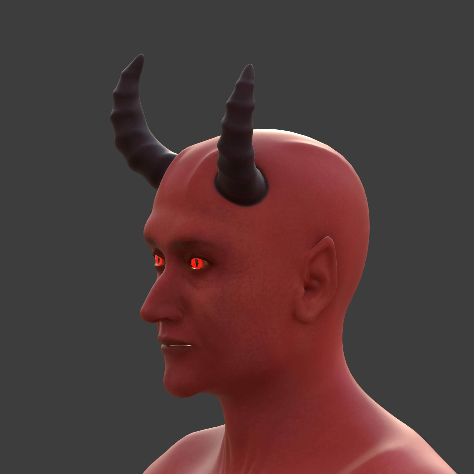 Demon Character - 3D Model by Ocstard