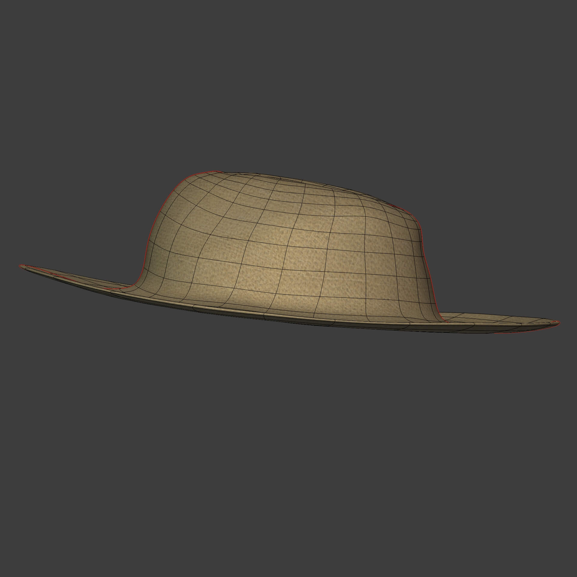 Classic Sun Hat - 3D Model by Ocstard