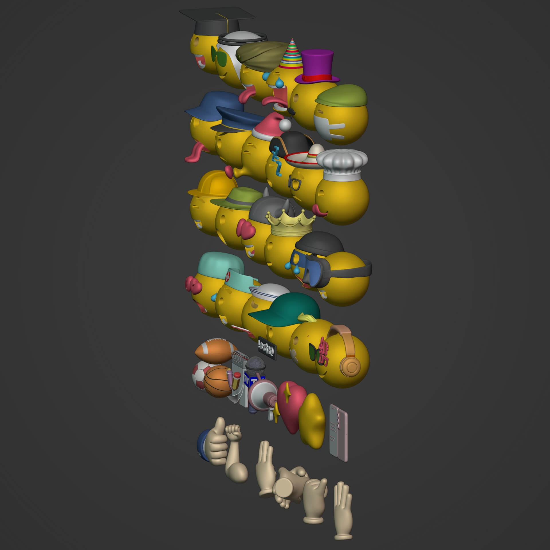 Cartoon Mega Pack - 3D Model by Ocstard