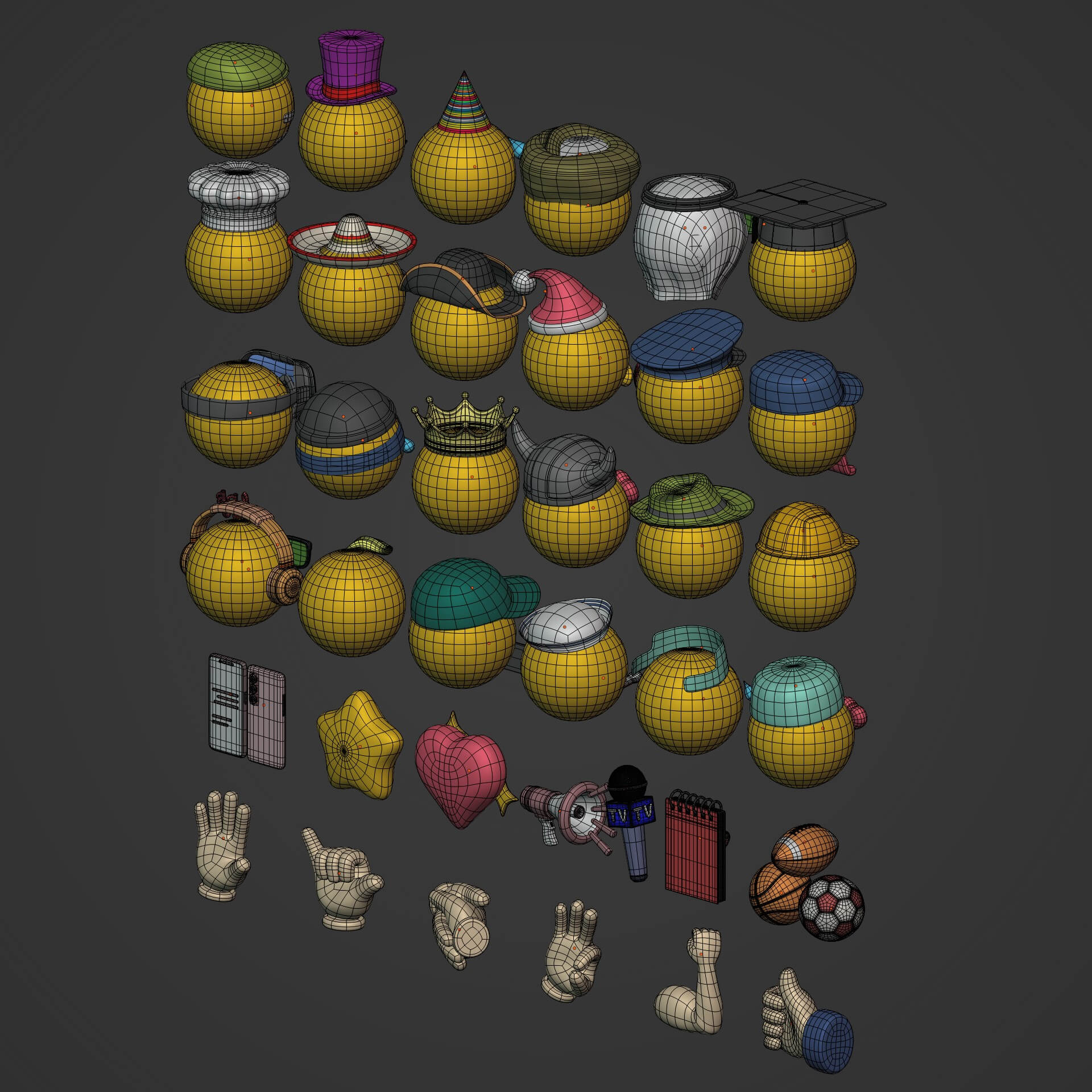 Cartoon Mega Pack - 3D Model by Ocstard