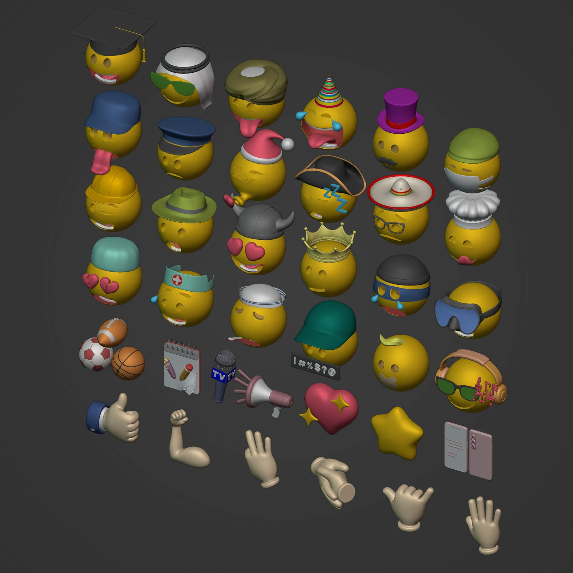 Cartoon Mega Pack - 3D Model by Ocstard