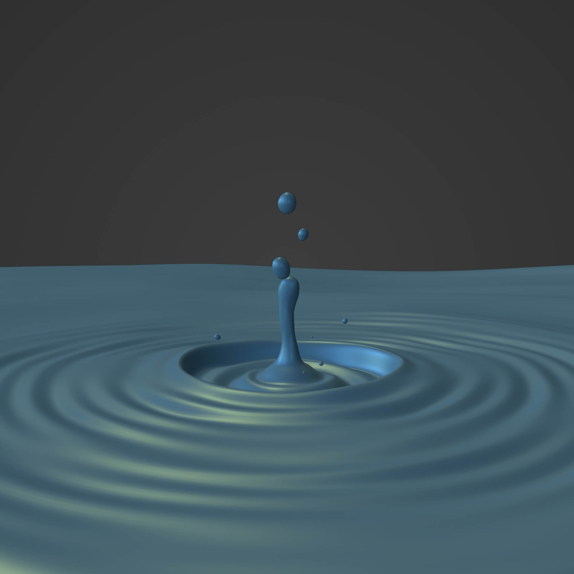 Crown Splash - 3D Model by Ocstard