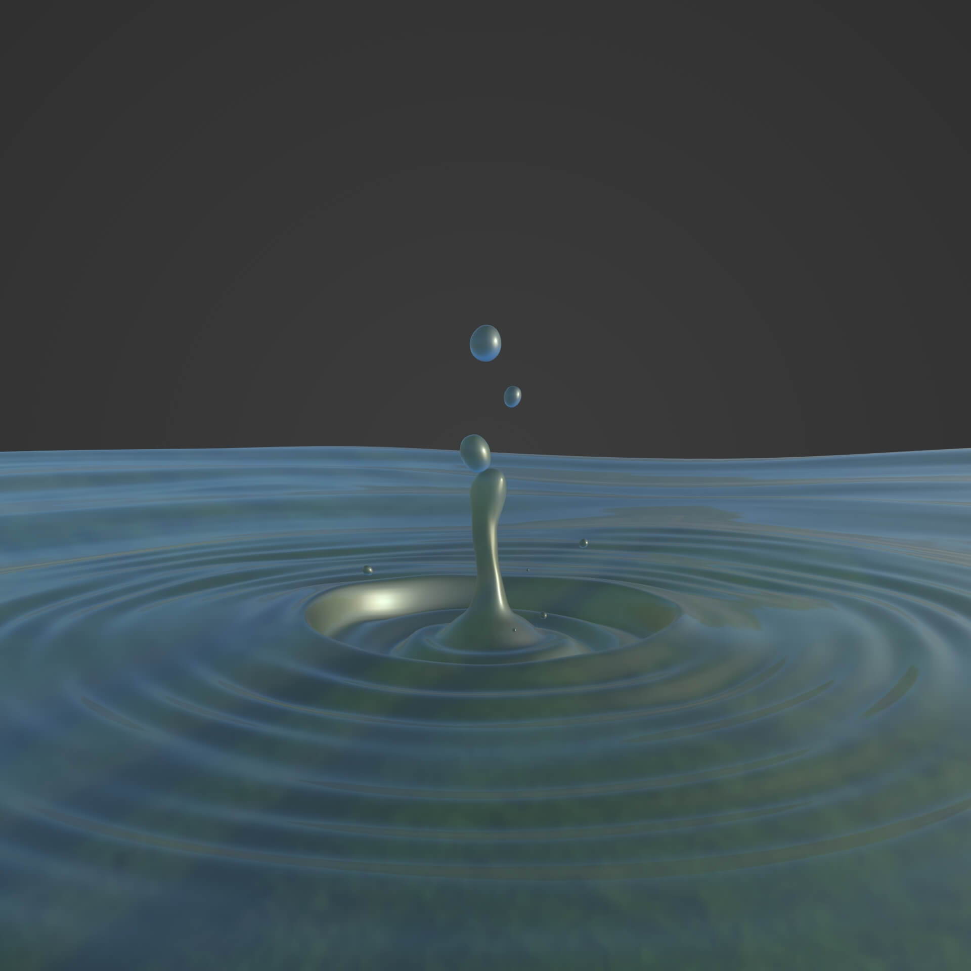 Crown Splash - 3D Model by Ocstard