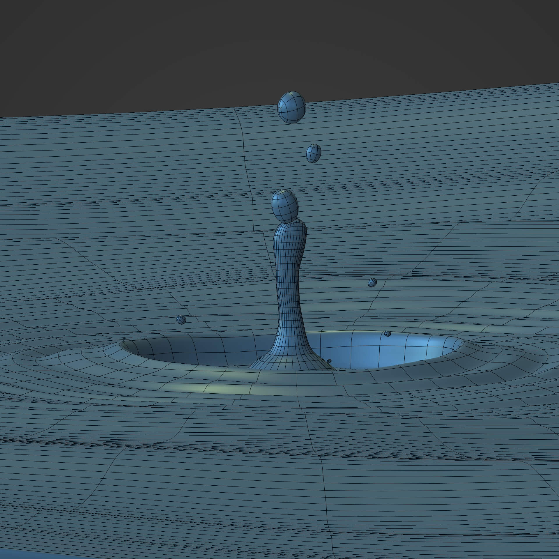 Crown Splash - 3D Model by Ocstard