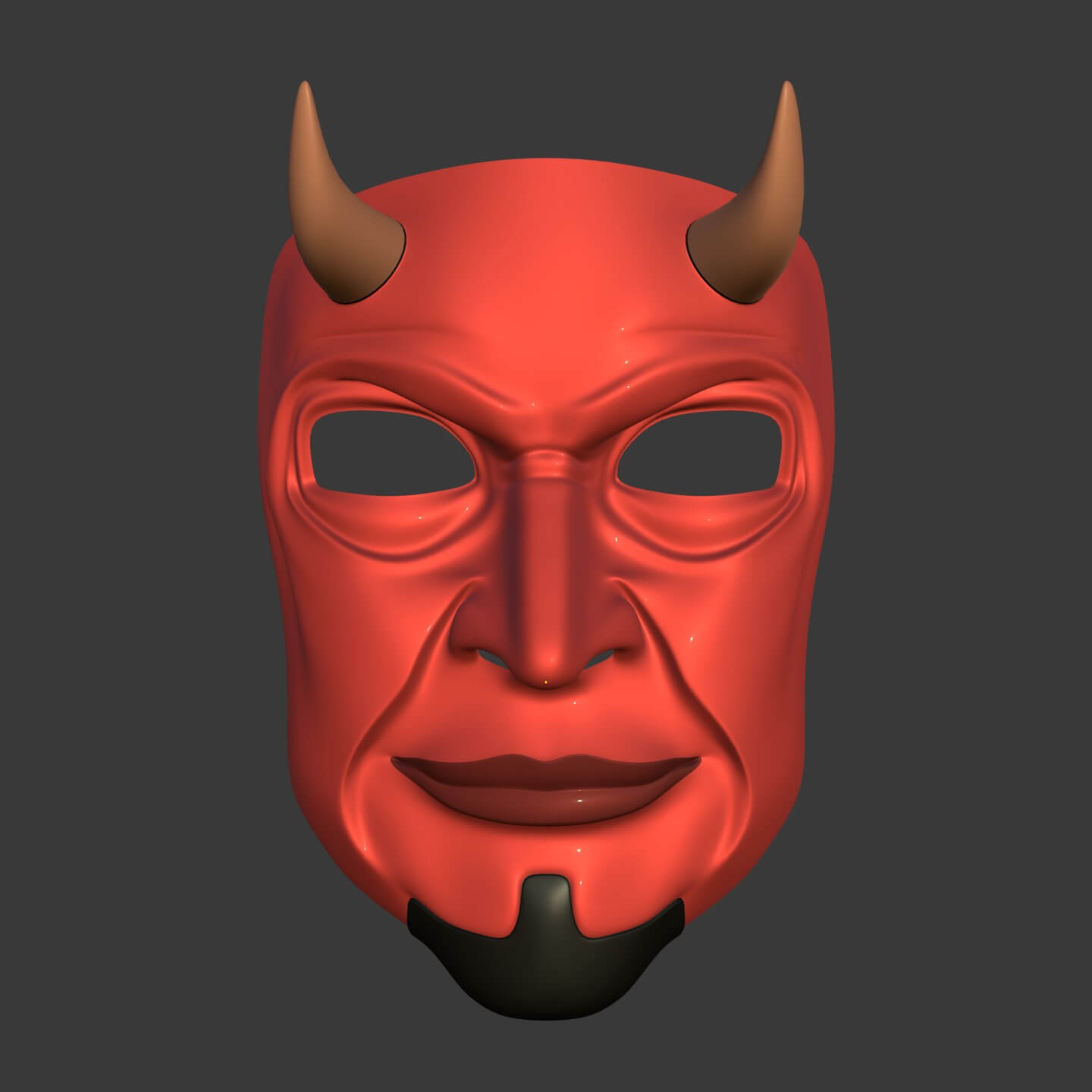 Demon Mask ---- 3D Model by Ocstard
