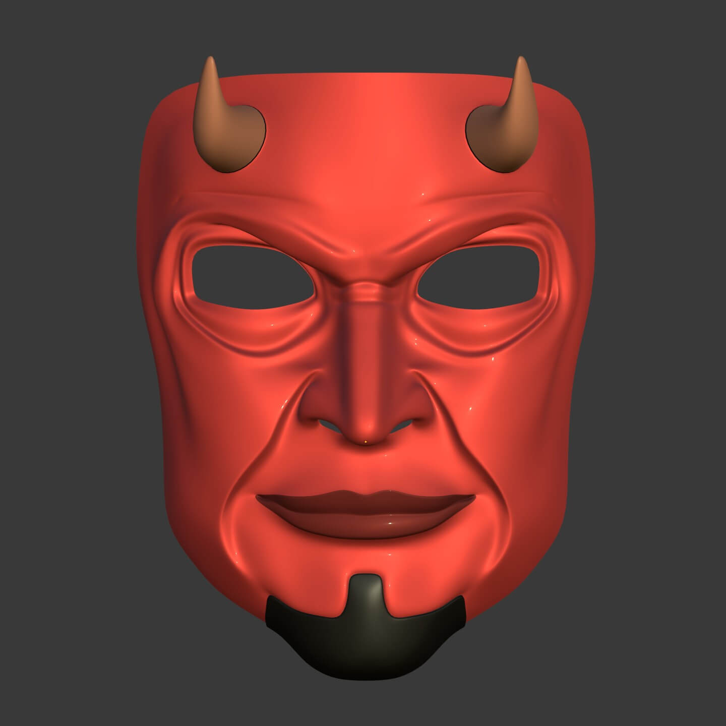 Demon Mask ---- 3D Model by Ocstard