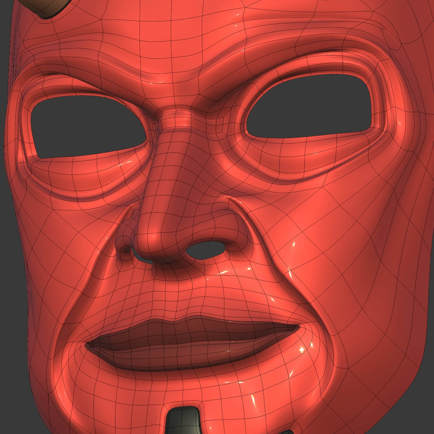 Demon Mask ---- 3D Model by Ocstard