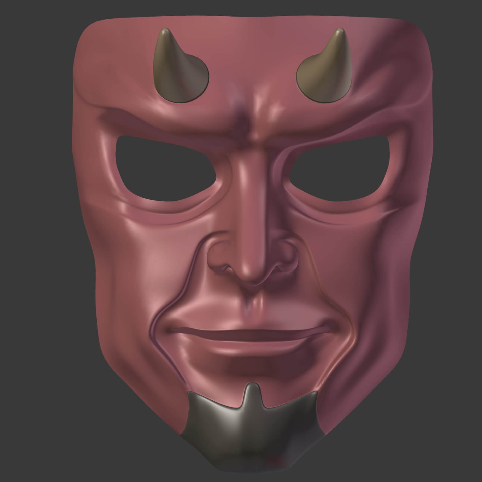 Devil Mask Model by Ocstard