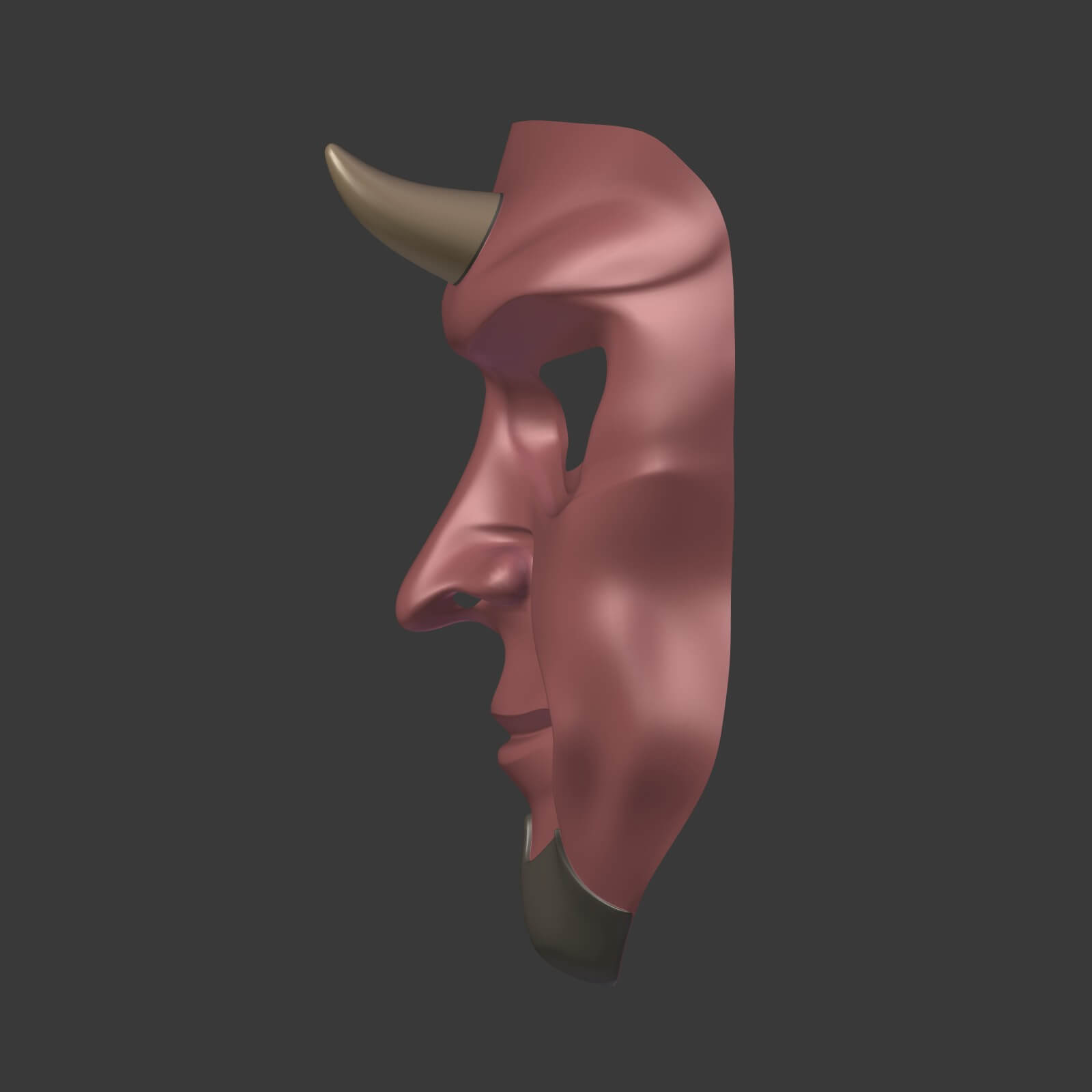 Devil Mask Model by Ocstard