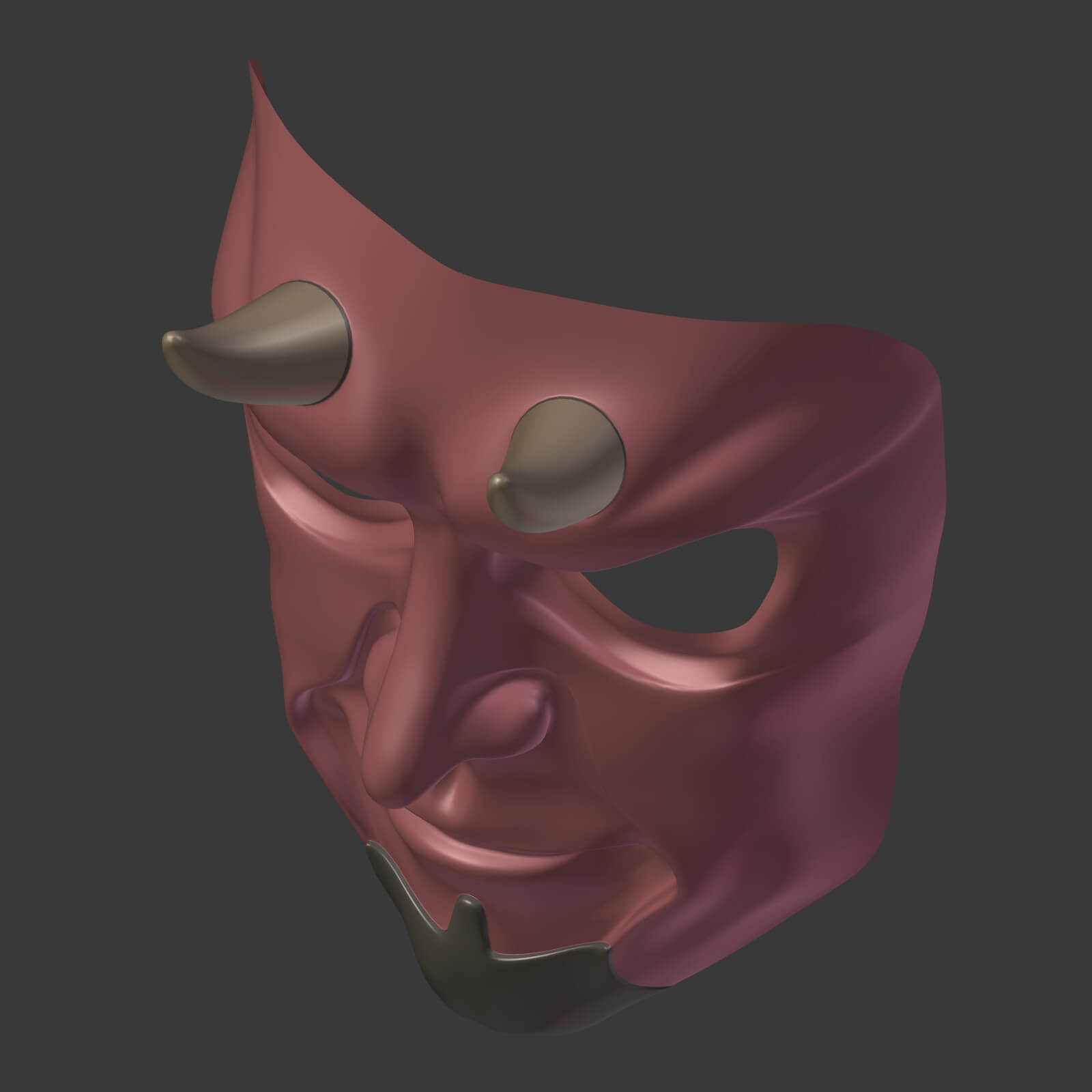 Devil Mask Model by Ocstard