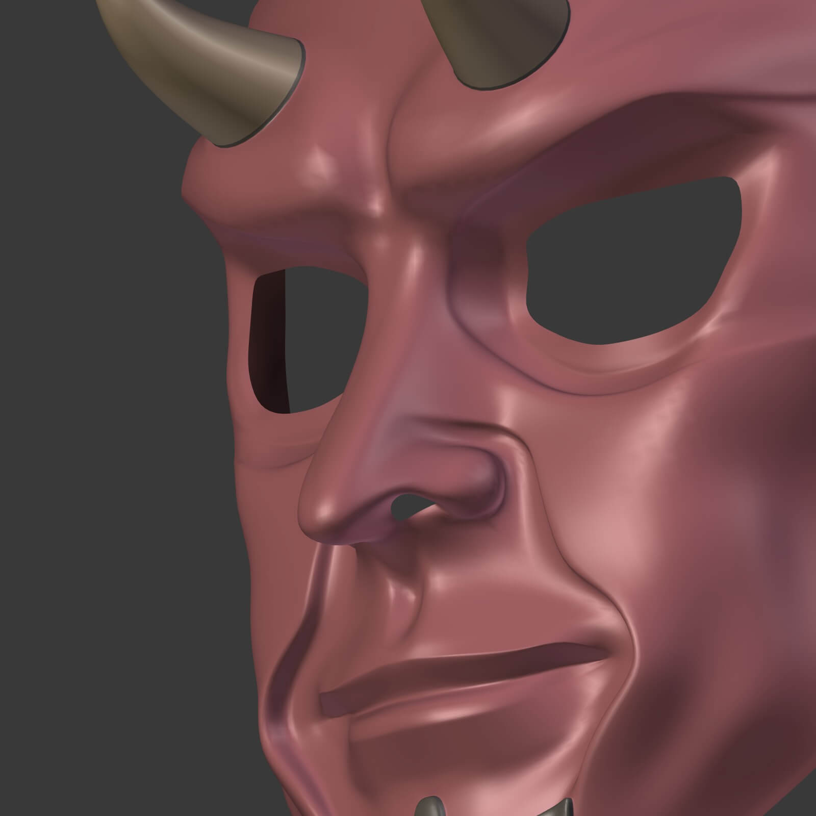 Devil Mask Model by Ocstard