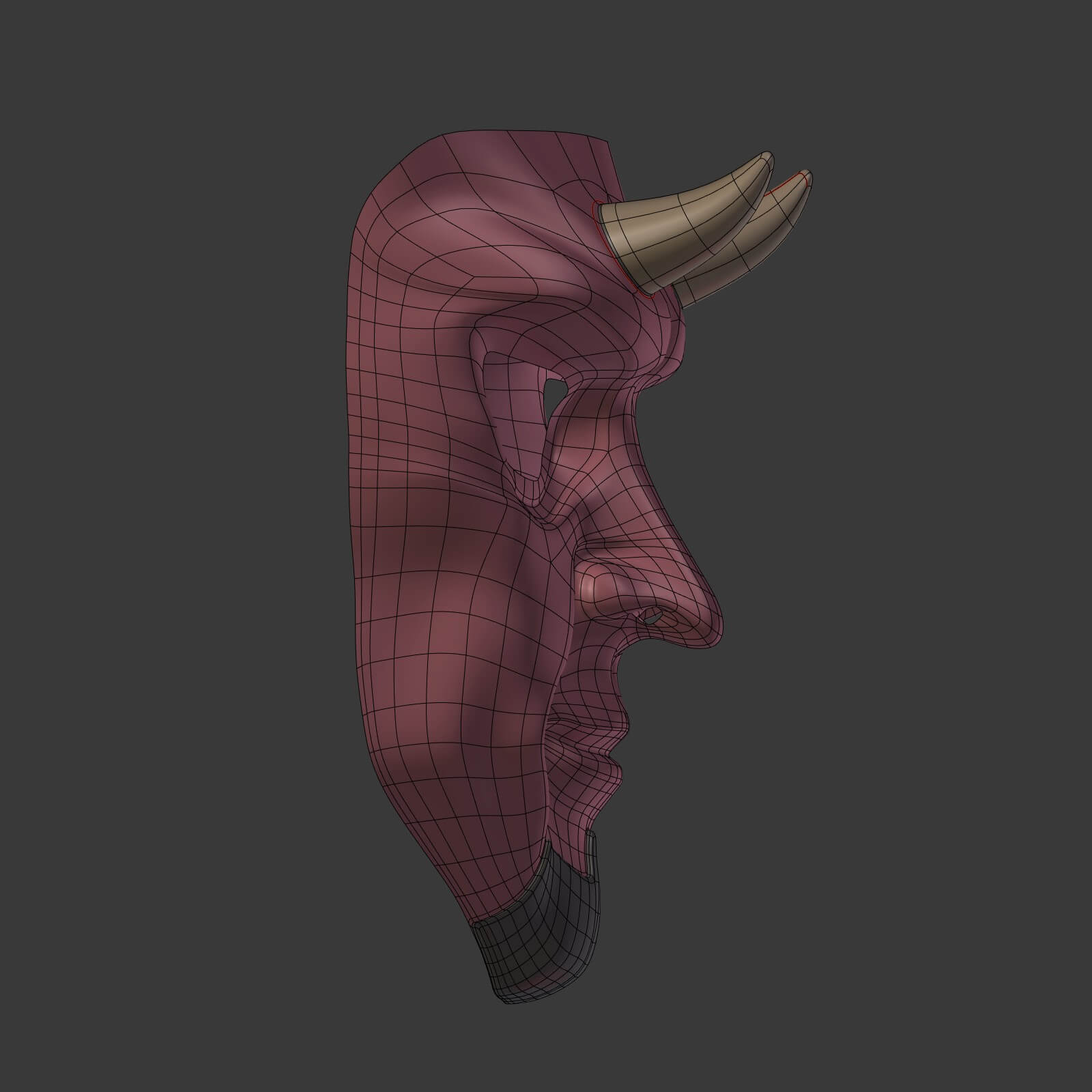 Devil Mask Model by Ocstard