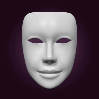 Robot Face Mask - 3D Model by Ocstard