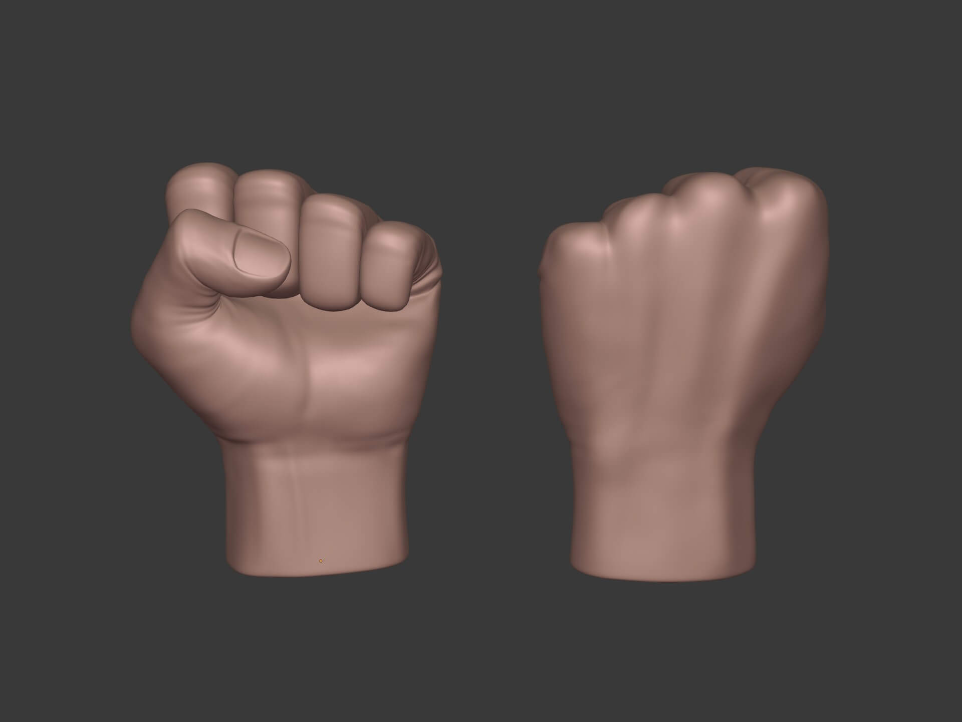 Hand - Low Poly 3D Model by Ocstard