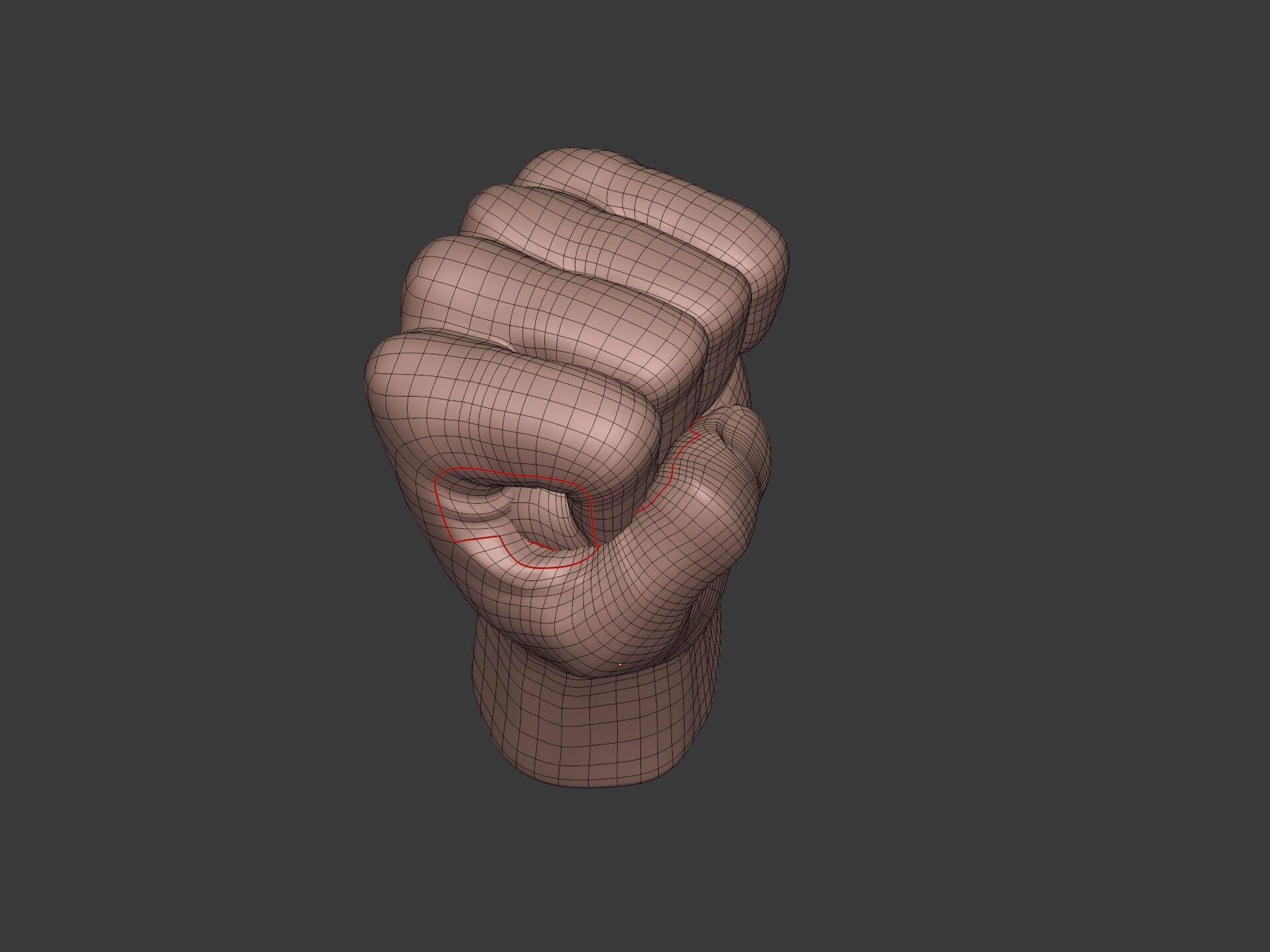 Hand - Low Poly 3D Model by Ocstard