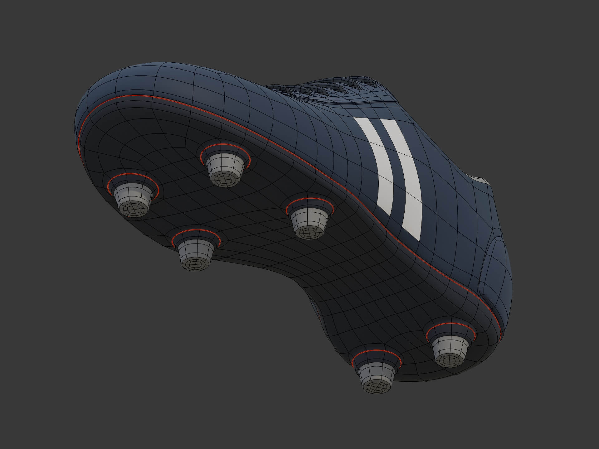 Football Cleats - Soccer Shoes 3D Model by Ocstard