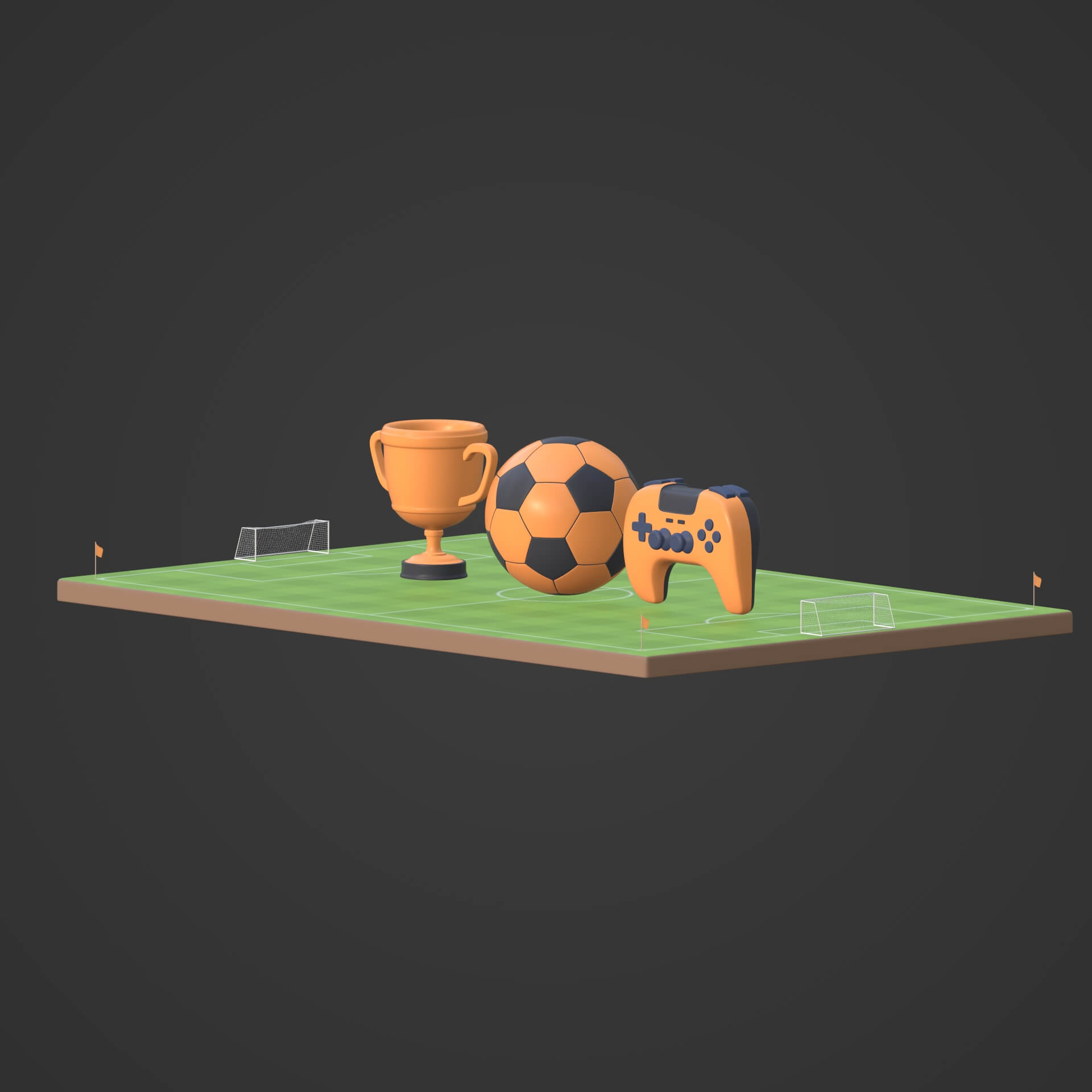 Soccer -- Football 3D Model by Ocstard