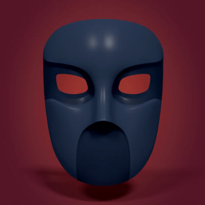Gangster Mask - 3D Model by Ocstard
