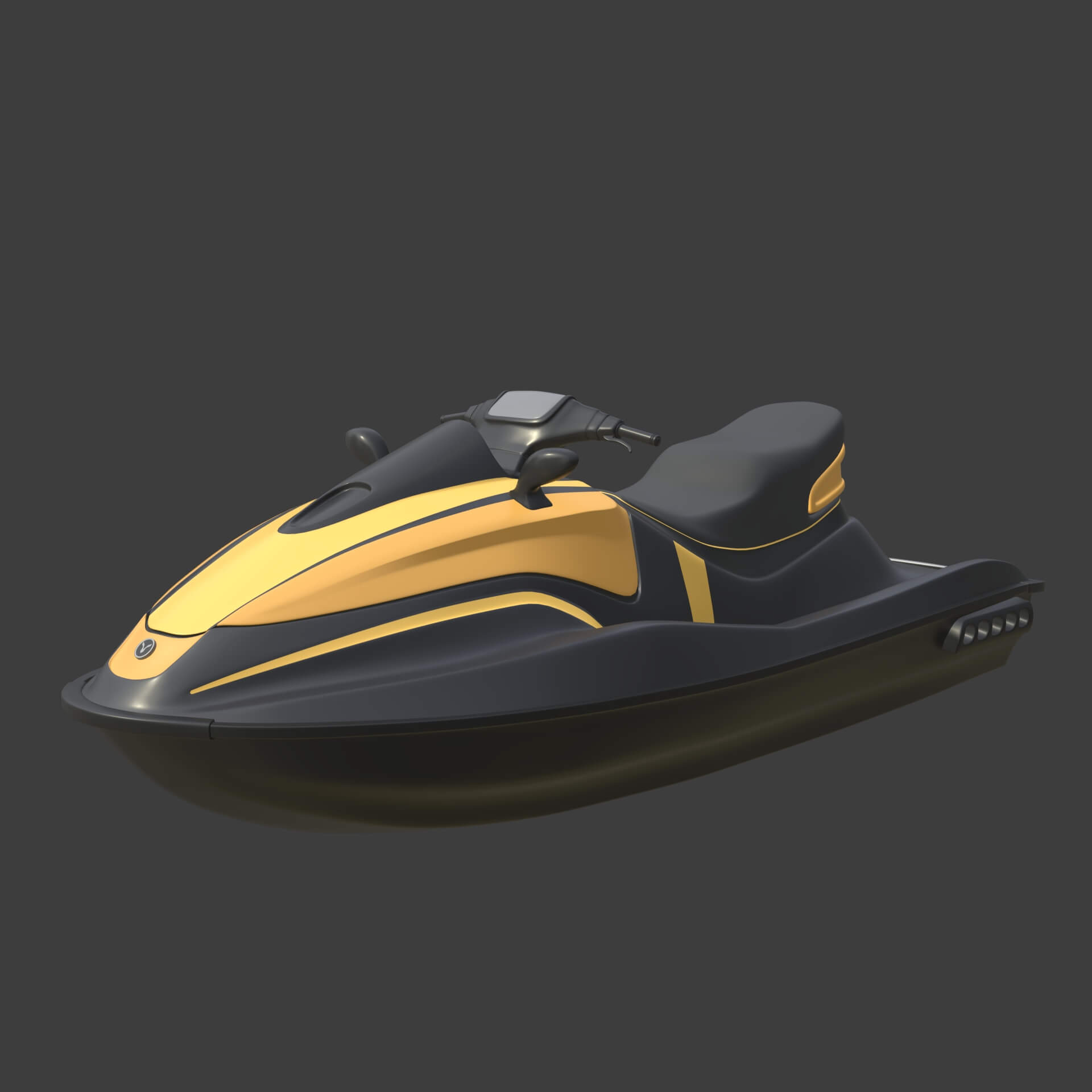 Generic Jet Ski - 3D Model by Ocstard